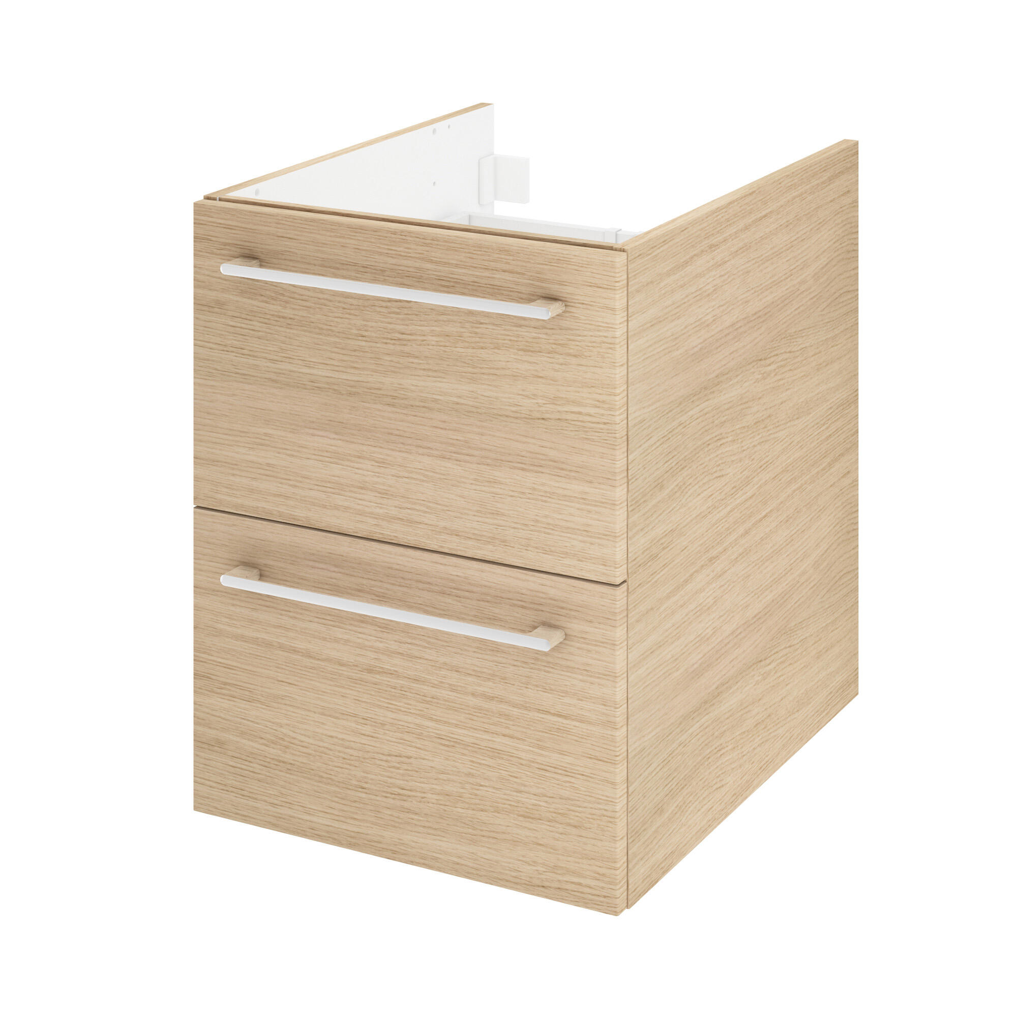 Mobile da bagno sospeso sotto lavabo L 60 x H 58 x P 33 cm rovere ...