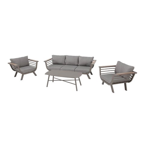 Σετ σαλόνι Neckar nature από αλουμίνιο