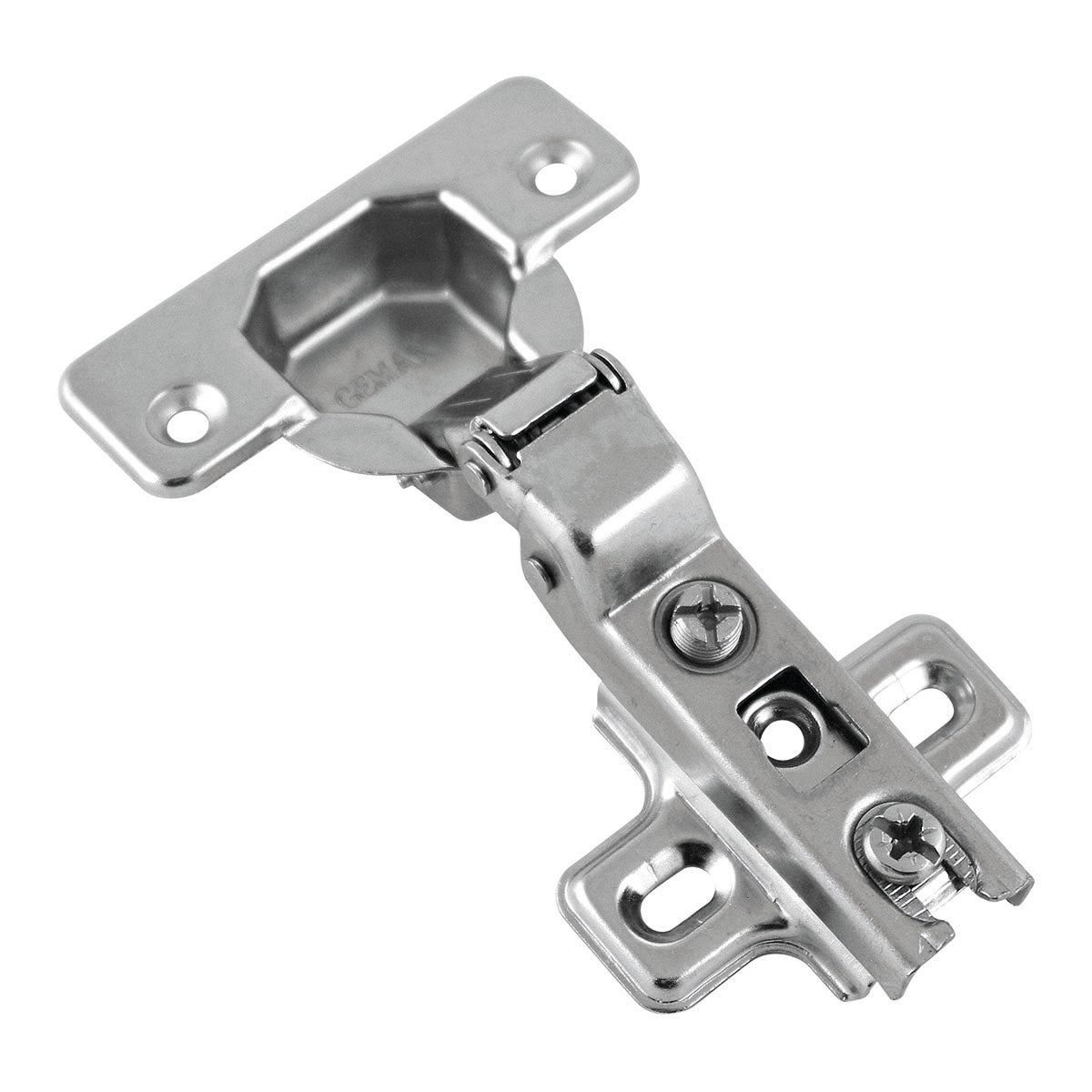 Μεντεσές για ντουλάπι/έπιπλο Μ110xΠ60mm σε ασημί χρώμα