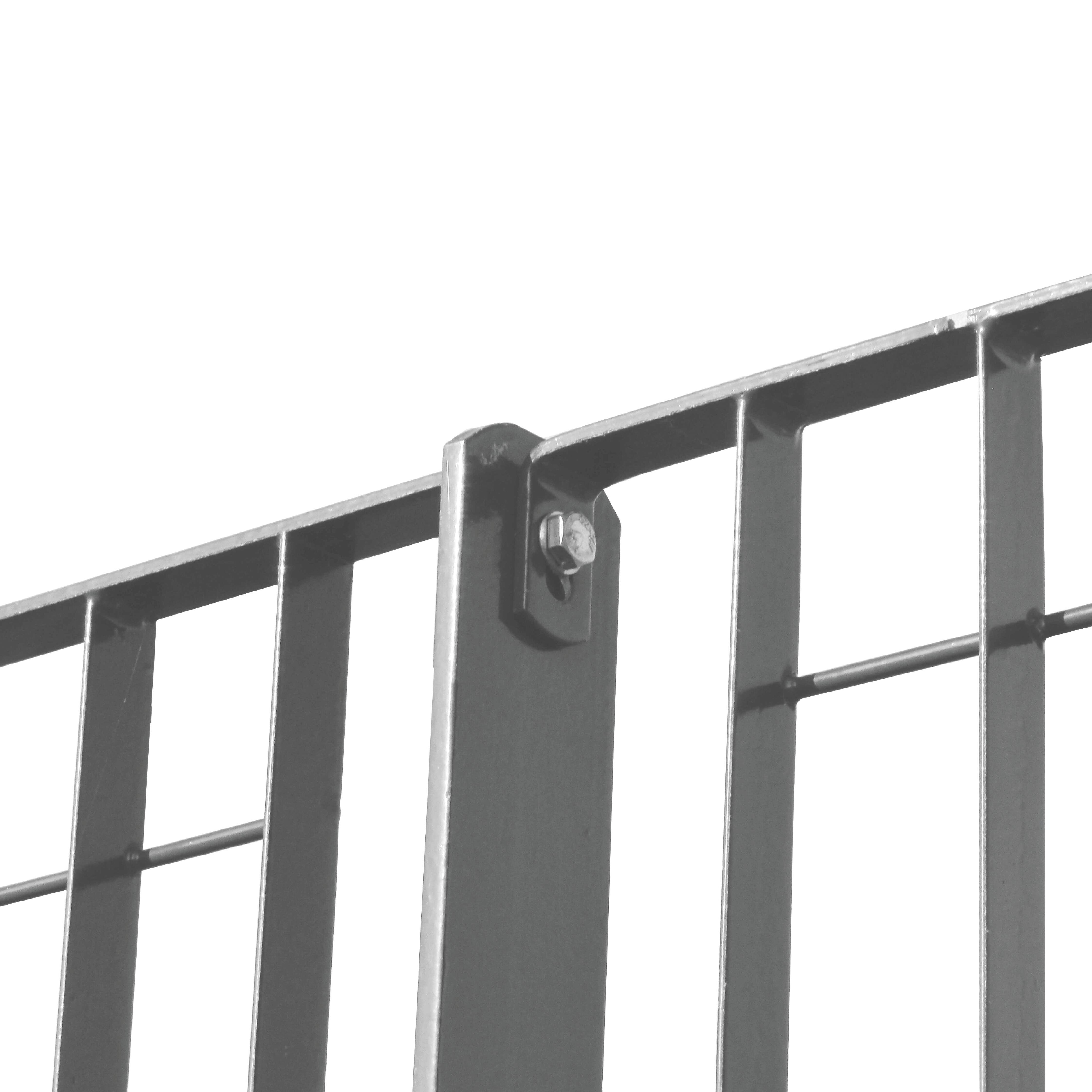 Recinzione grigliato orsogrill in acciaio L 200 x H 146 x P 2.5 cm ...