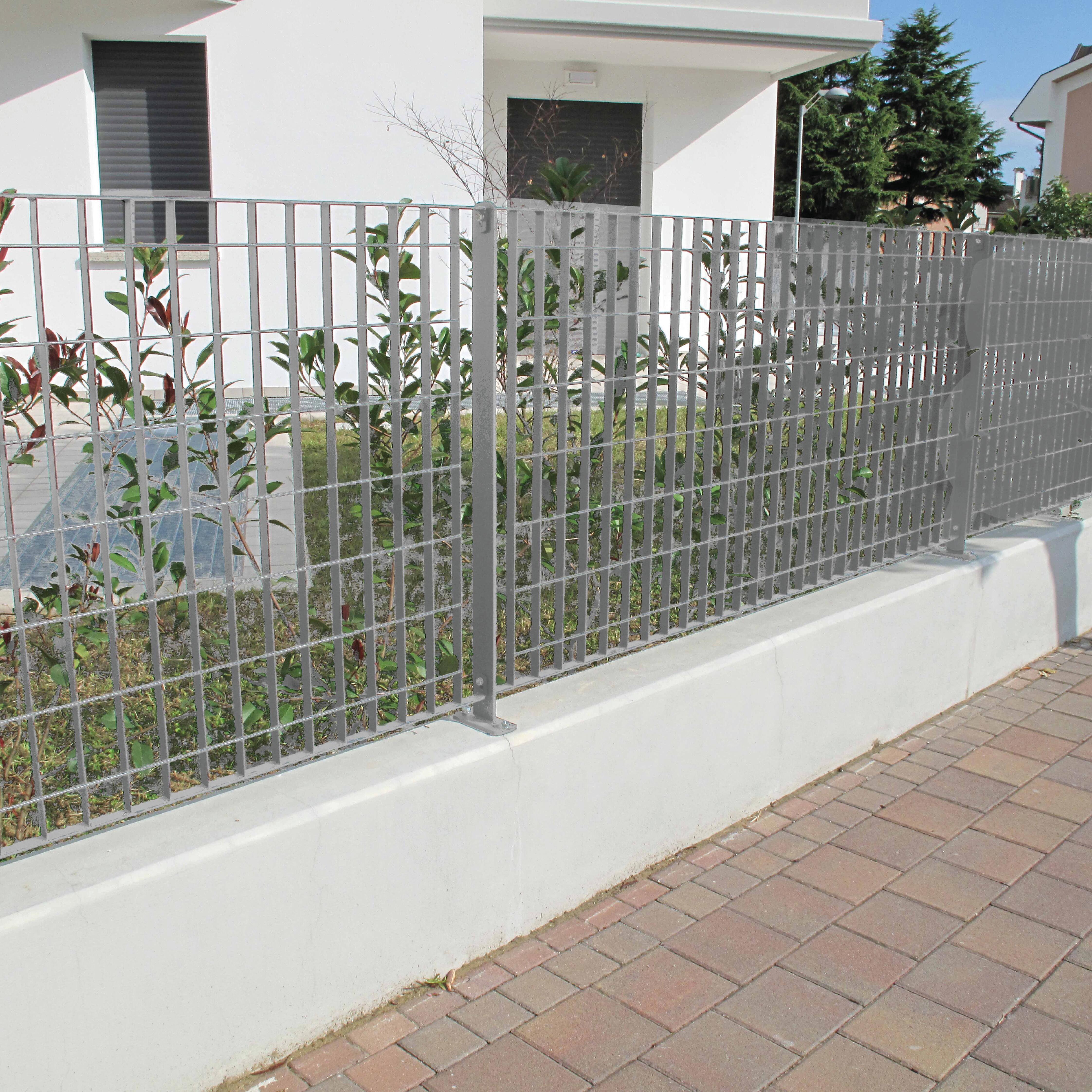 Recinzione grigliato orsogrill in acciaio L 200 x H 93 x P 2.5 cm ...