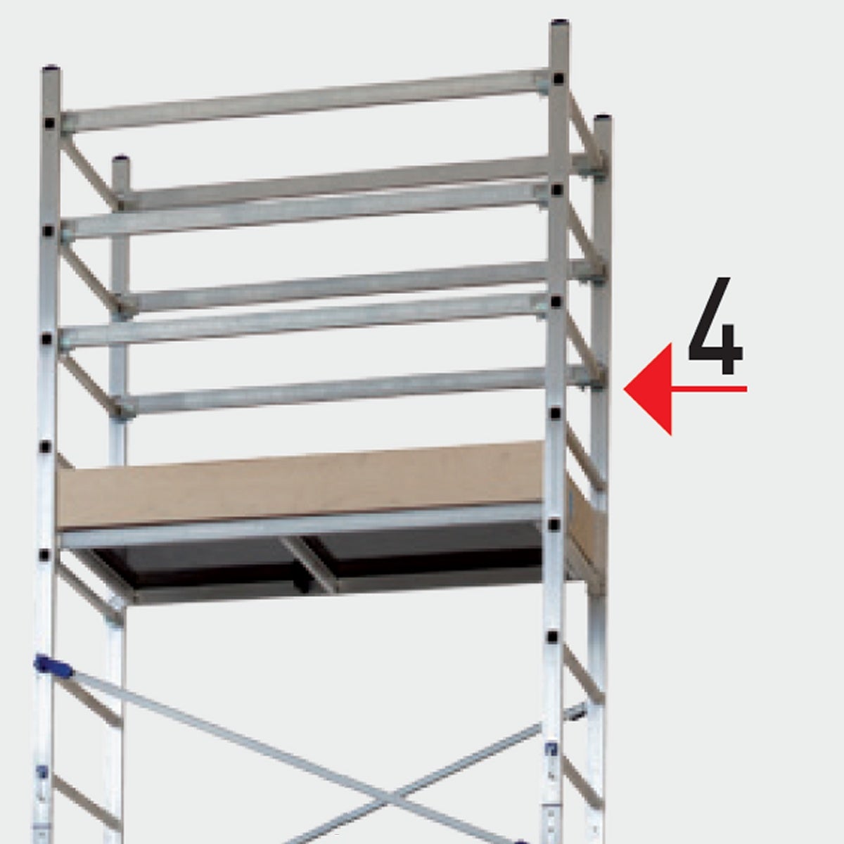 Alzata per scala in alluminio | Leroy Merlin