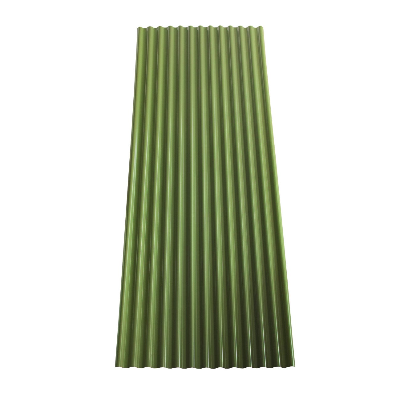Piastra PVC aspetto tegola ondulata RENOLIT Ecolina in pvc verde 110 x ...