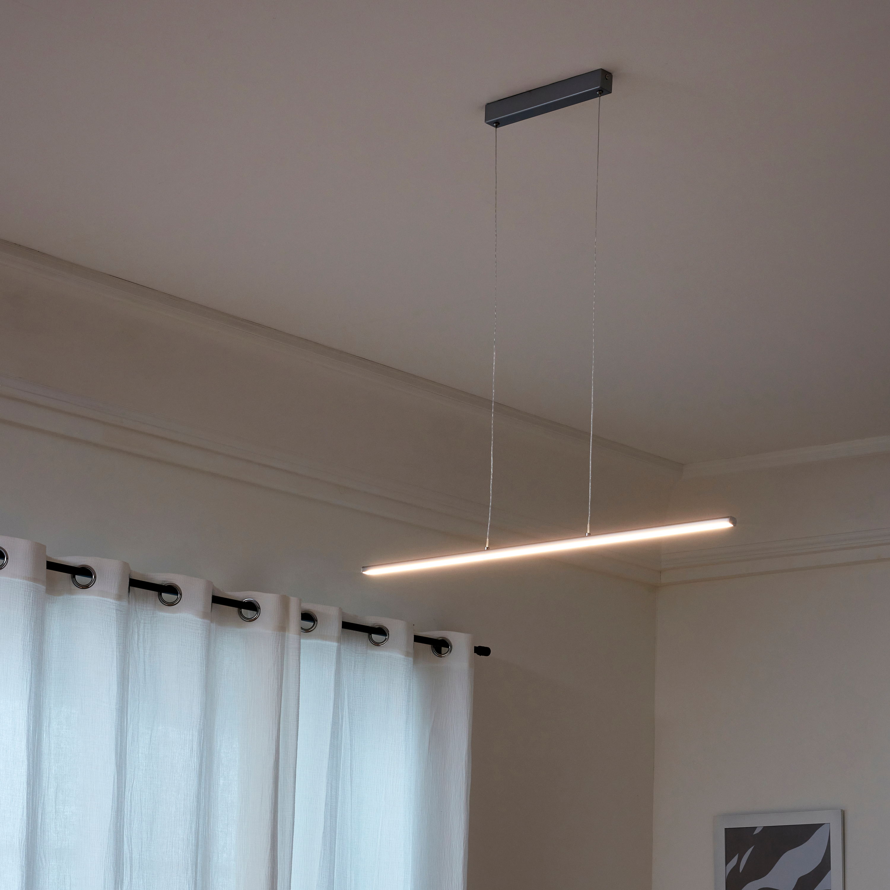 Lampadario LED moderno Fonda grigio, luce calda 2190 lumen, INSPIRE ...