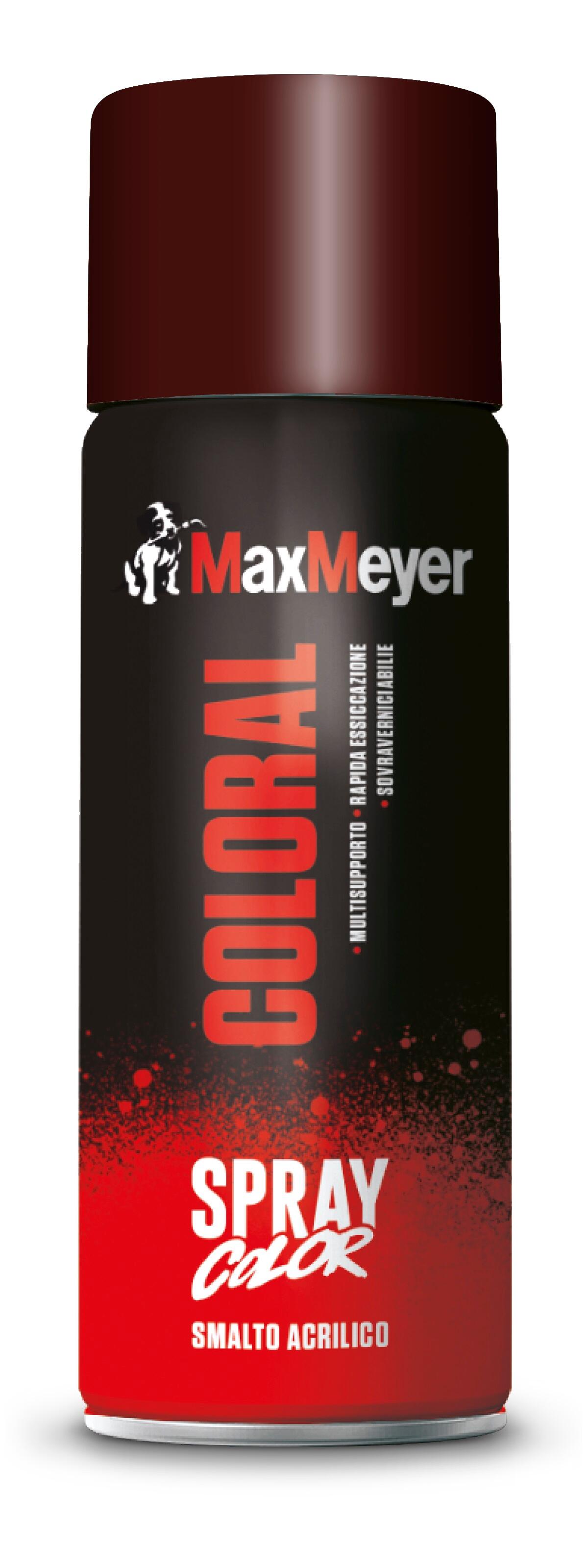Smalto spray MAXMEYER universale con solvente ral 8017 marrone cioccolato lucido 0.4 L | Leroy ...