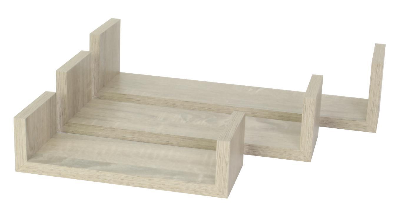 Tablette chêne mat, L.42 x H.10 x P.9.8 cm, Ep.18 mm | Leroy Merlin