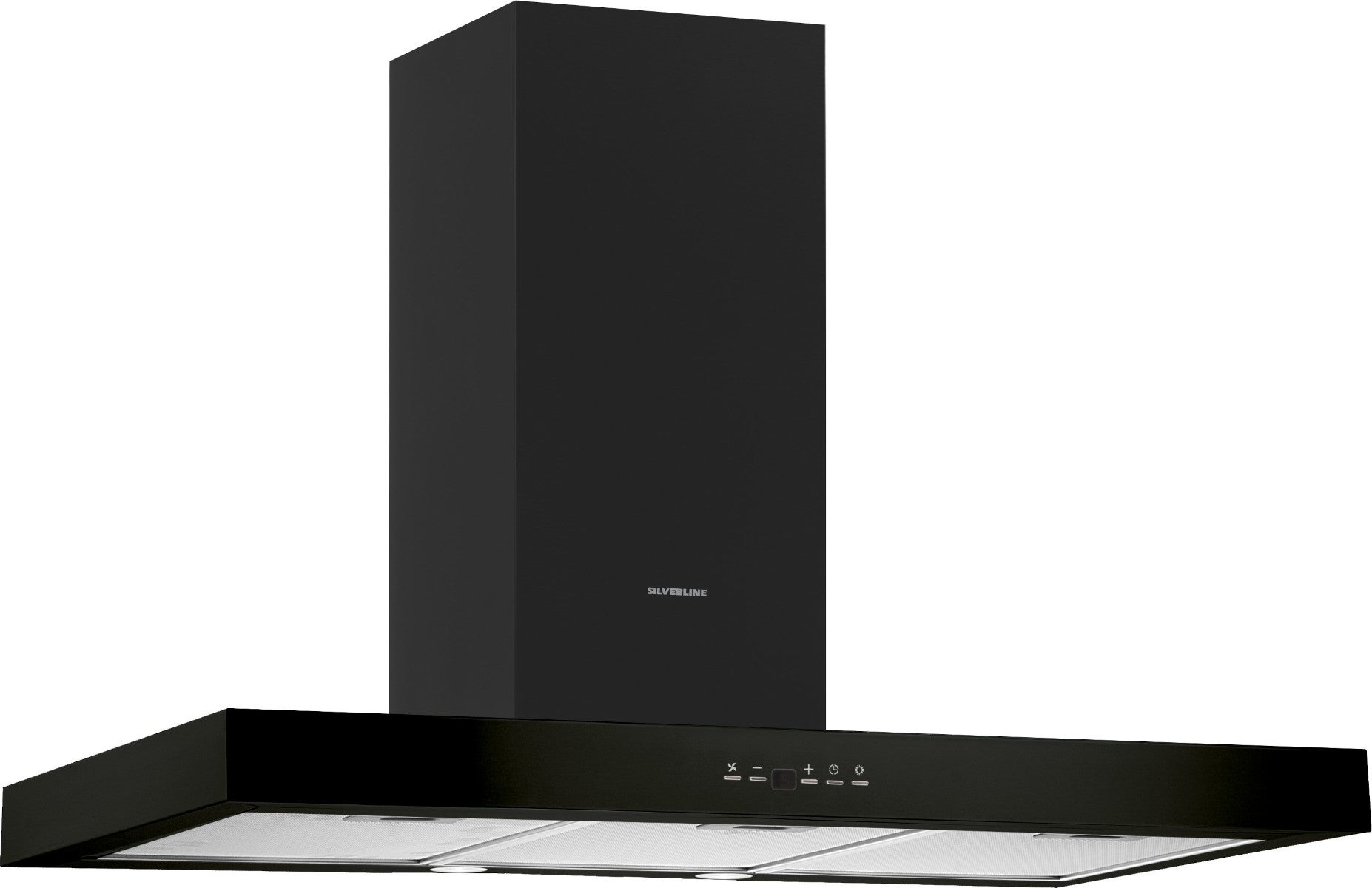 Cappa a parete 3170 SILVERLINE nero L 90 cm | Leroy Merlin