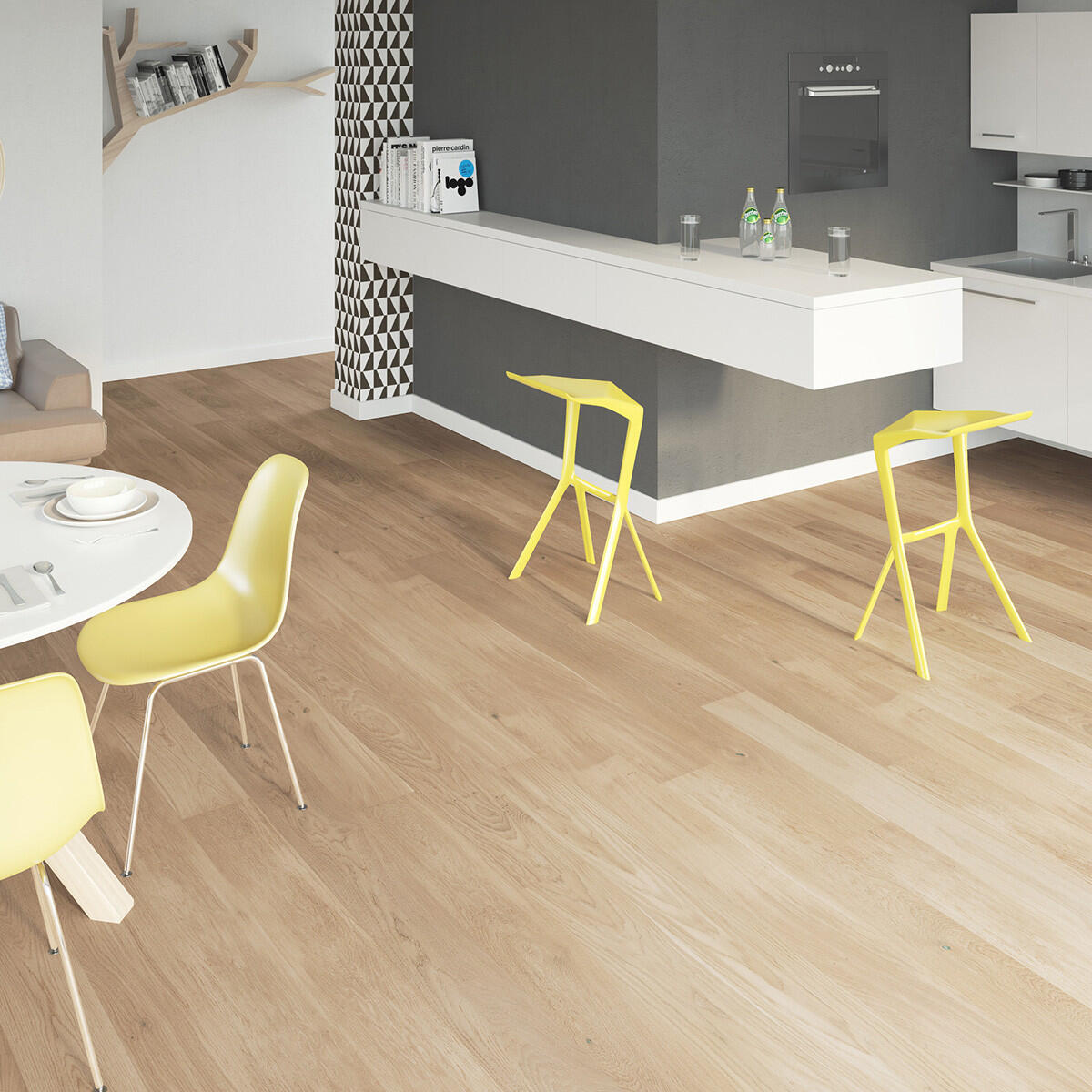Parquet prefinito in rovere miele Elegance spazzolato Pure | Leroy Merlin