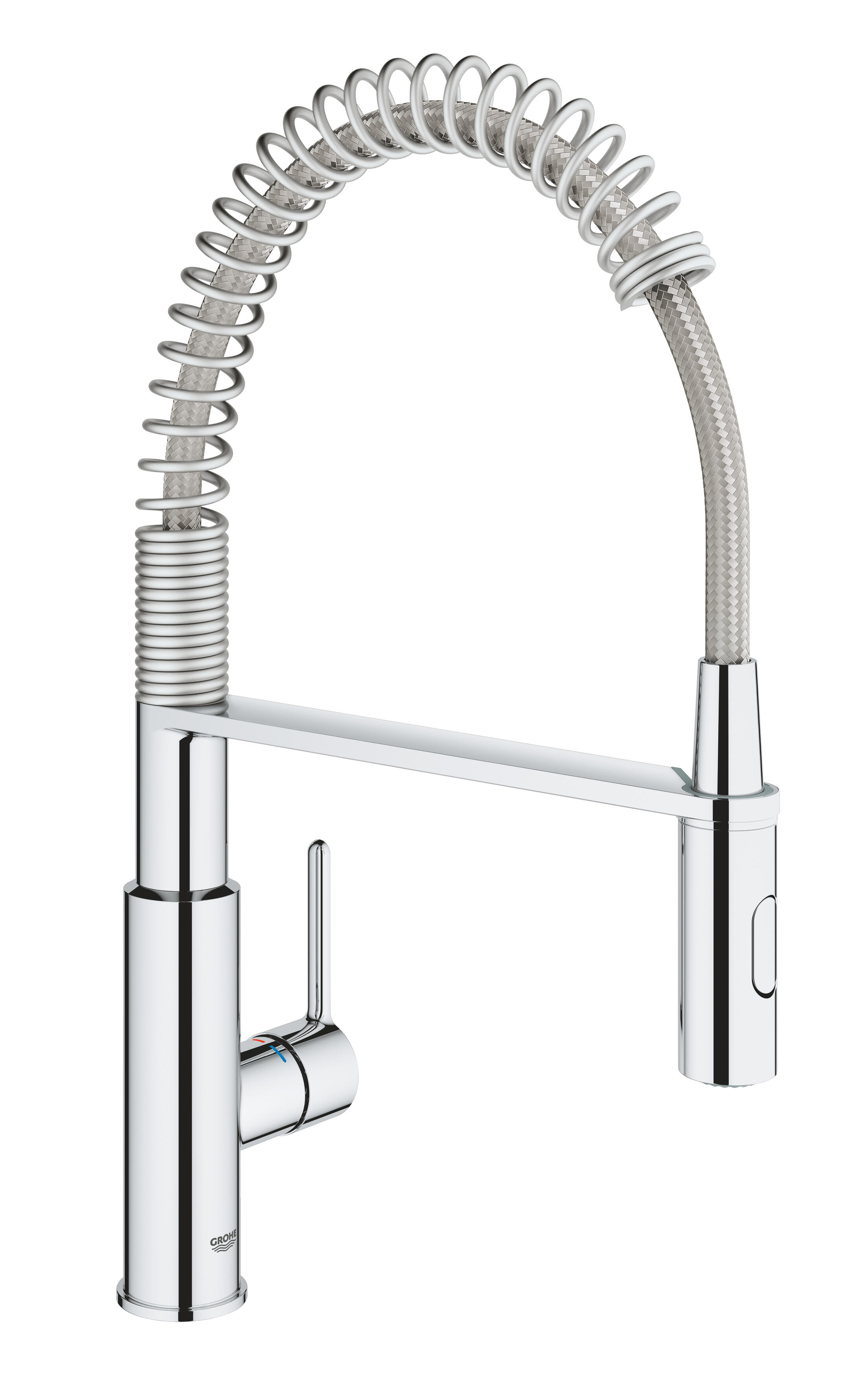 Mitigeur de cuisine avec douchette chrome, GROHE, Get Clova Chef ...