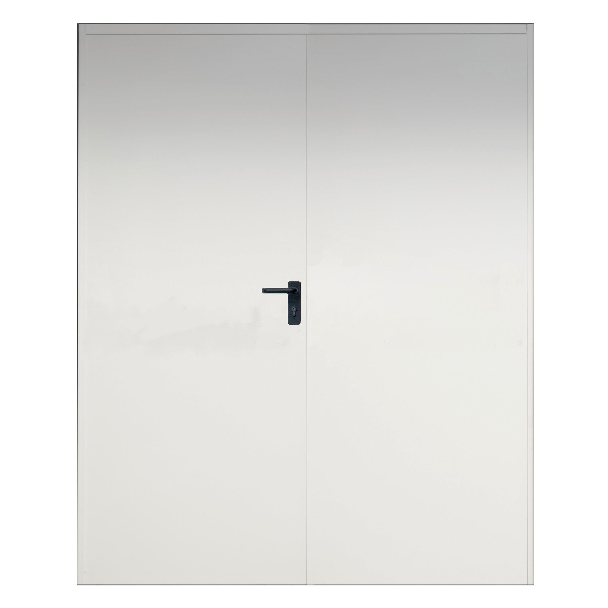 Porta doppia anta tagliafuoco battente EI2 60 avorio L 120 x H 215 cm ...