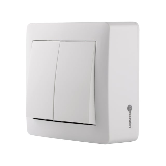 Interruptores Lexman Surface: fácil instalación y diseño funcional