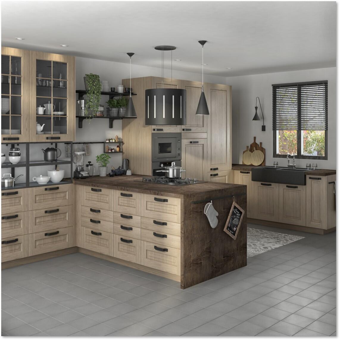 Anta per pensile basso, angolare interno DELINIA ID Prague L 36.6 x H ...