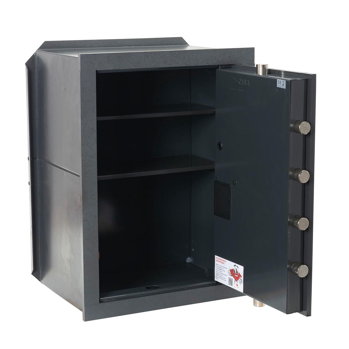 Cassaforte con codice elettronico CISA DGT Vision a incasso L 36 x H 49 ...