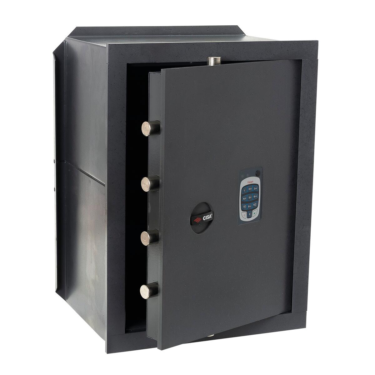 Cassaforte con codice elettronico CISA DGT Vision a incasso L 36 x H 49 ...