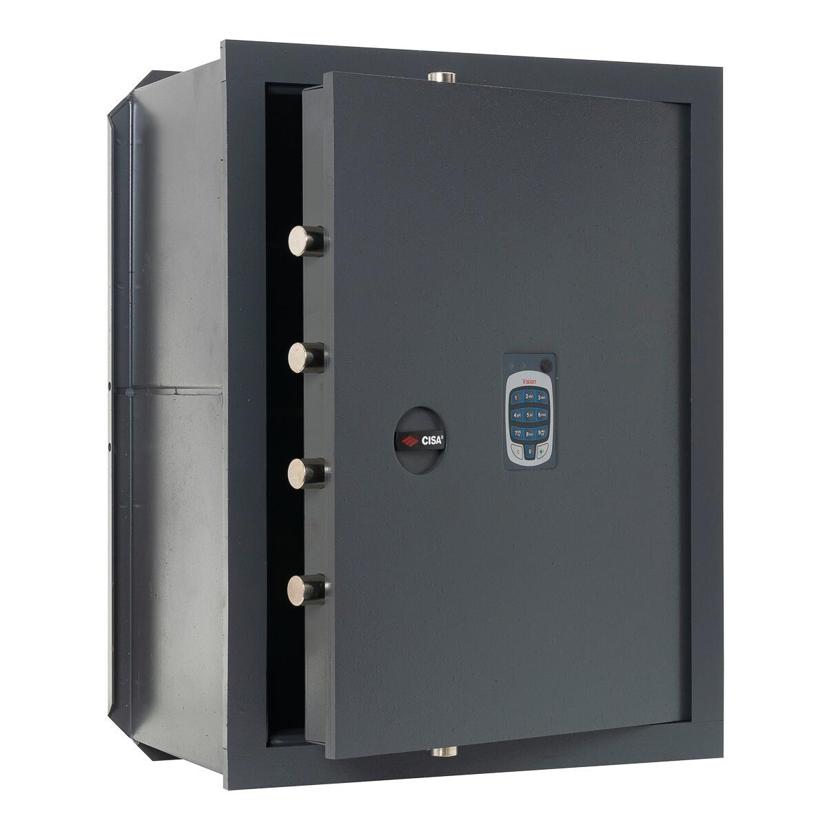 Cassaforte con codice elettronico CISA DGT Vision a incasso L 42 x H 55 ...