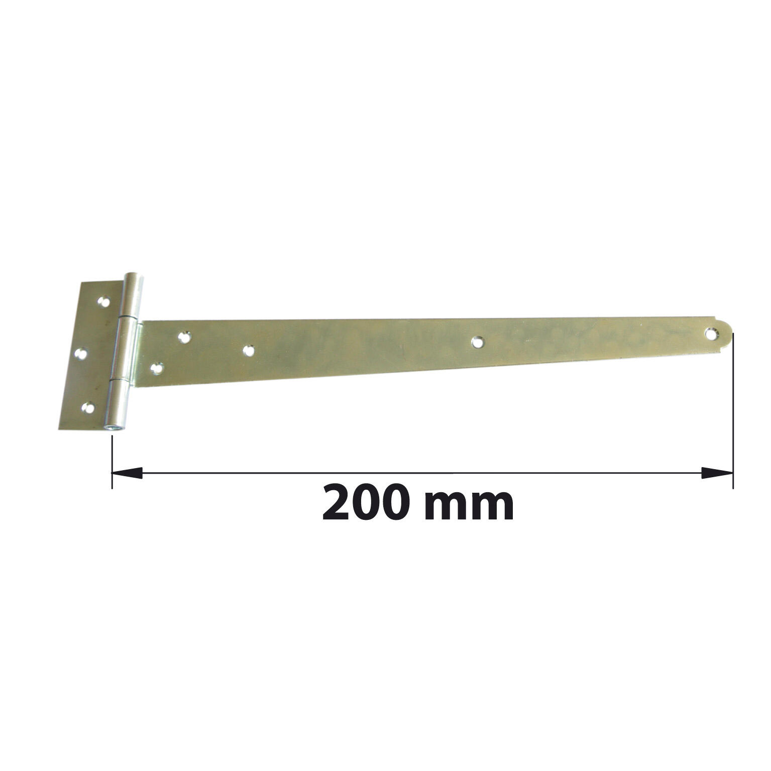 Penture anglaise acier zingué, H.90 x L.240 x P.12 mm | Leroy Merlin