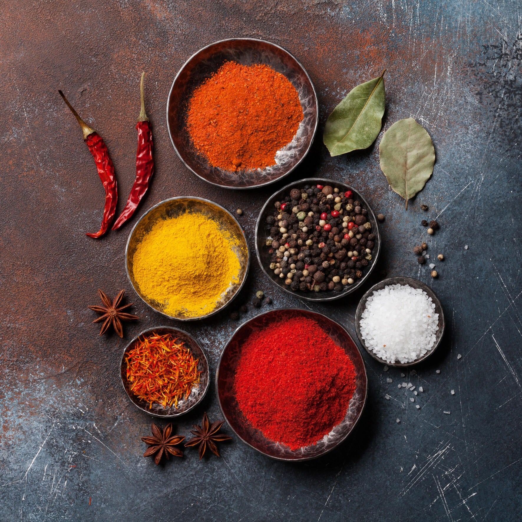 Toile Bol d'épice, multicolore ARTIS l.45 x H.45 cm | Leroy Merlin