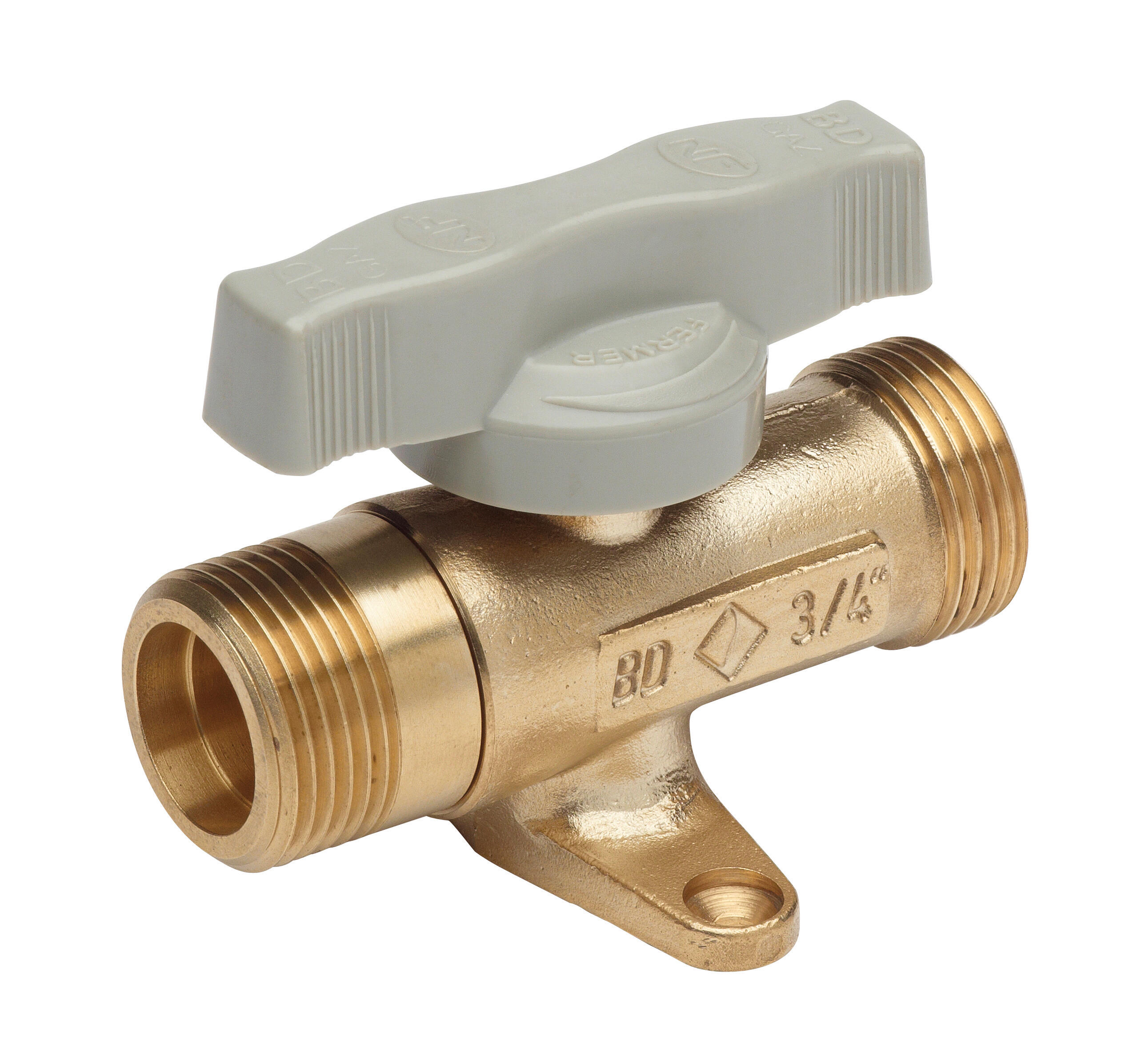 Robinet d'arret CAL 25 à patte Mâle - Mâle G 33 x 42 (1"1/4) - BANIDES ...