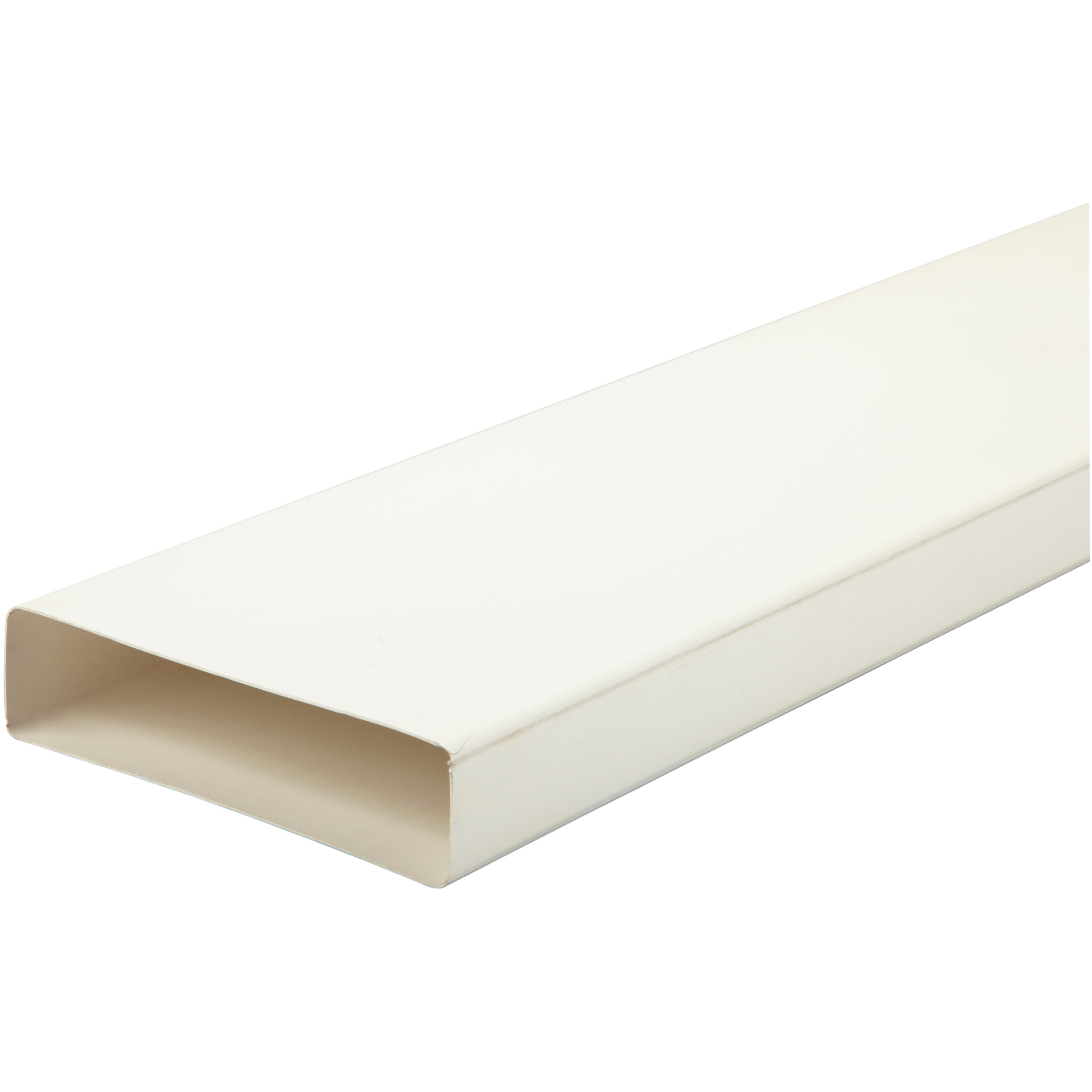 Tube rectangulaire rigide plat pvc S&P, Diam.100/125 mm, L.1.5 m Tpl ...