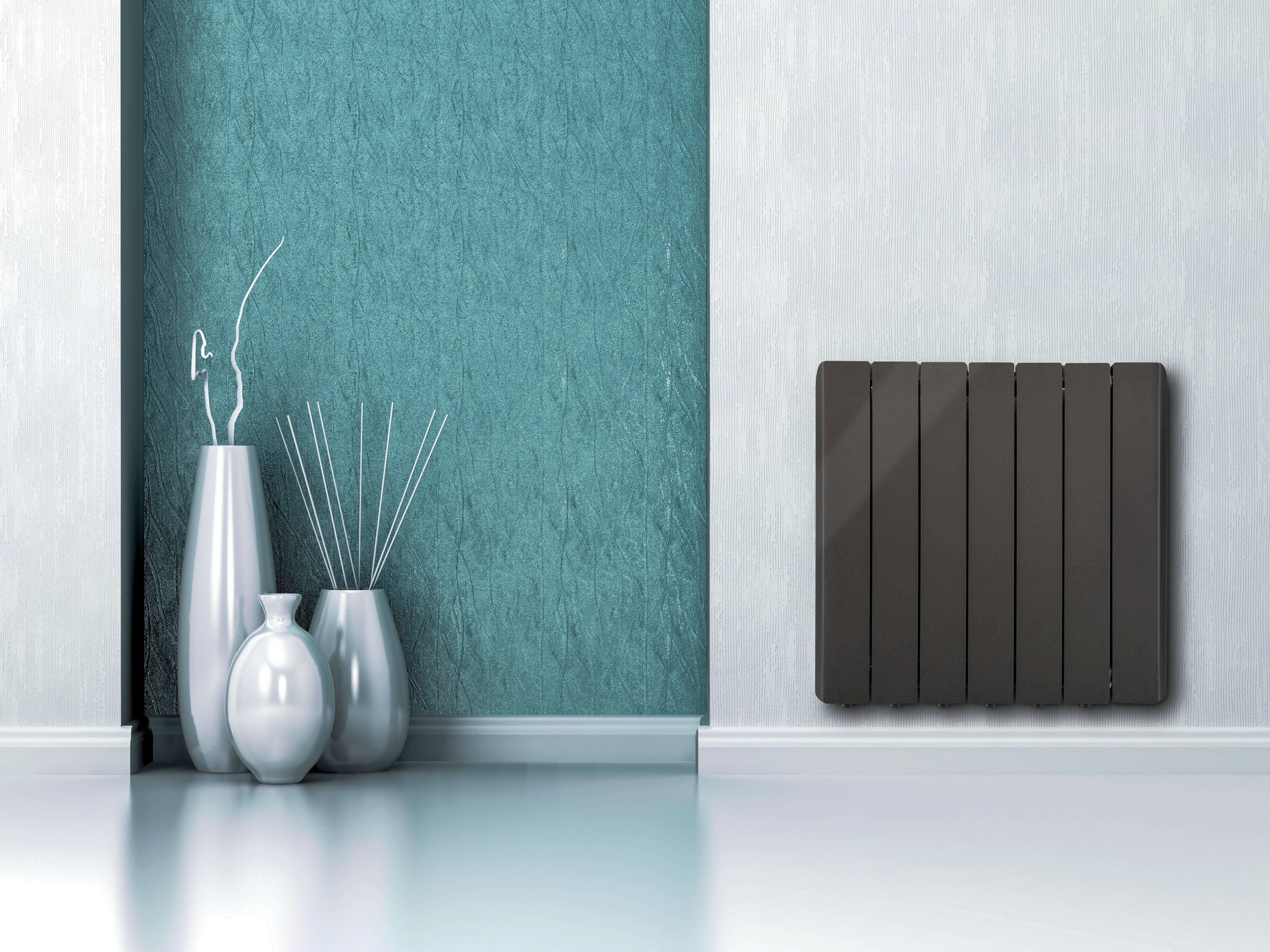 Radiateur électrique inertie fluide EQUATION 1000W l59.7xH57.4 Alidea 2 ...