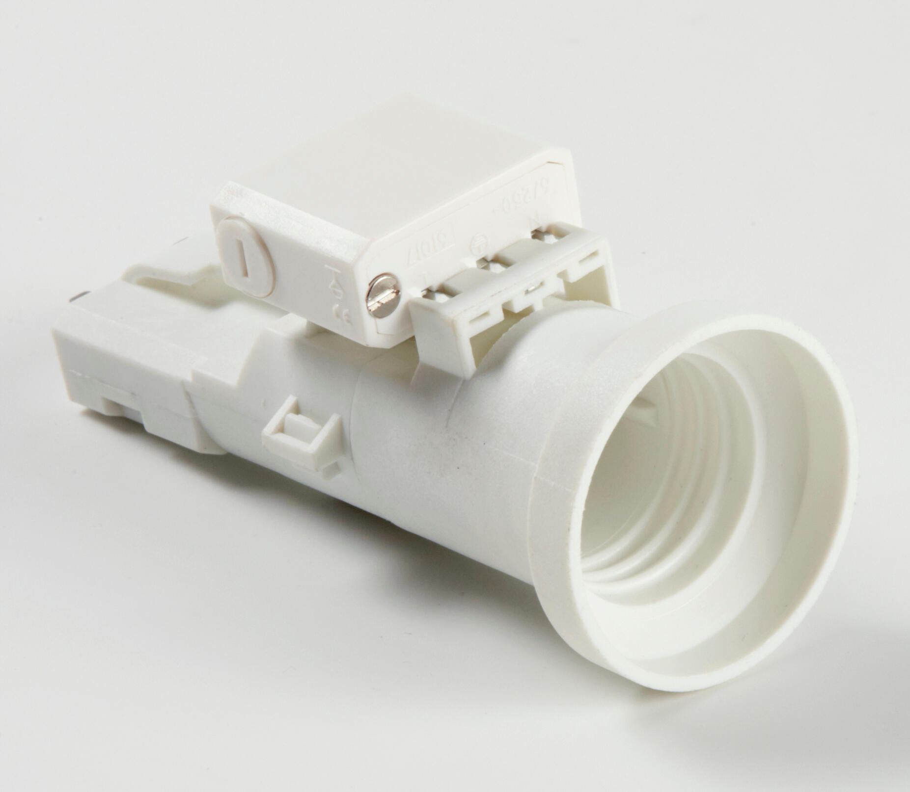 Douille E27 et fiche DCL e27 vis polypropylène blanc | Leroy Merlin