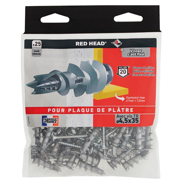 Cheville et vis au meilleur prix | Leroy Merlin