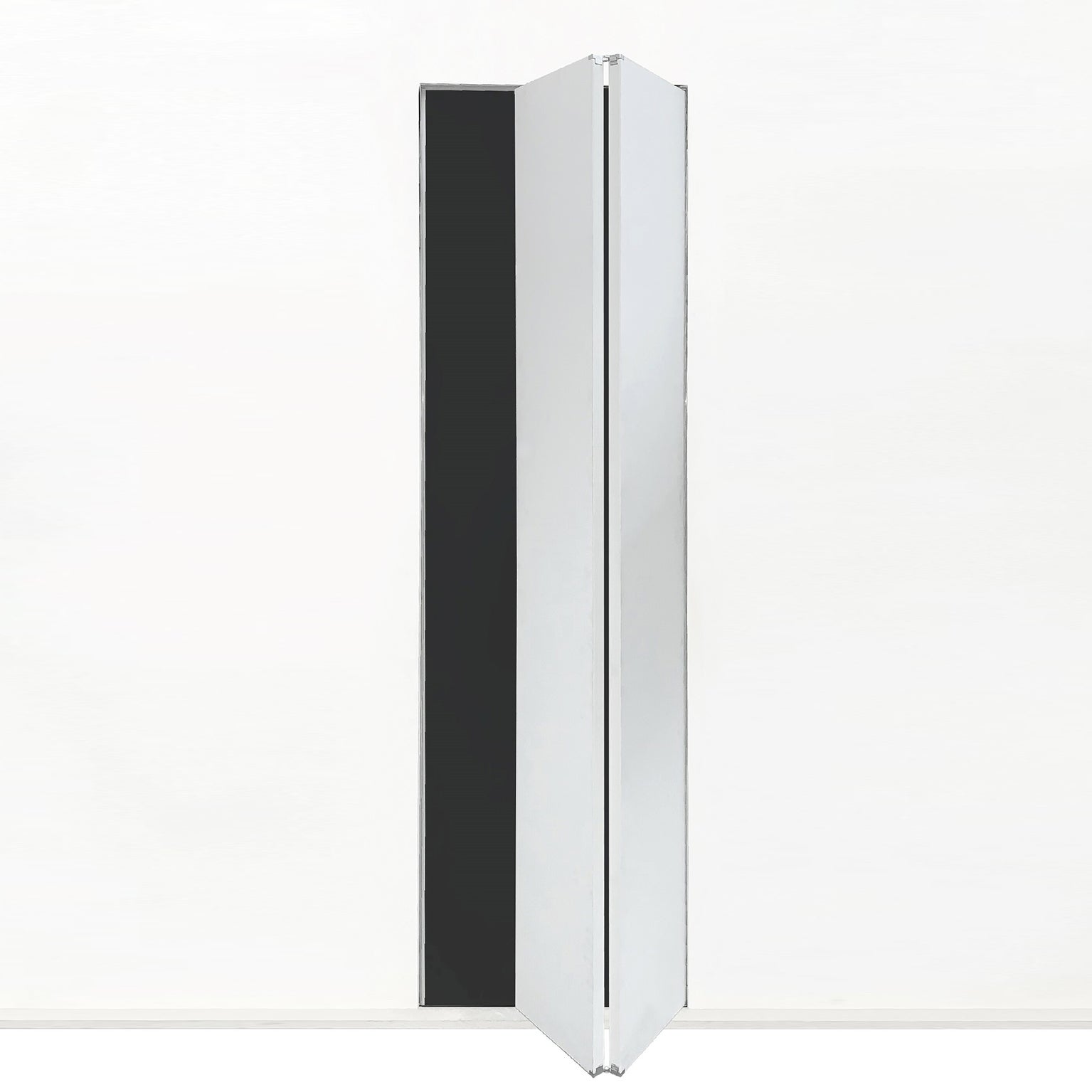 Porte de placard rabattable gris l70 | Leroy Merlin