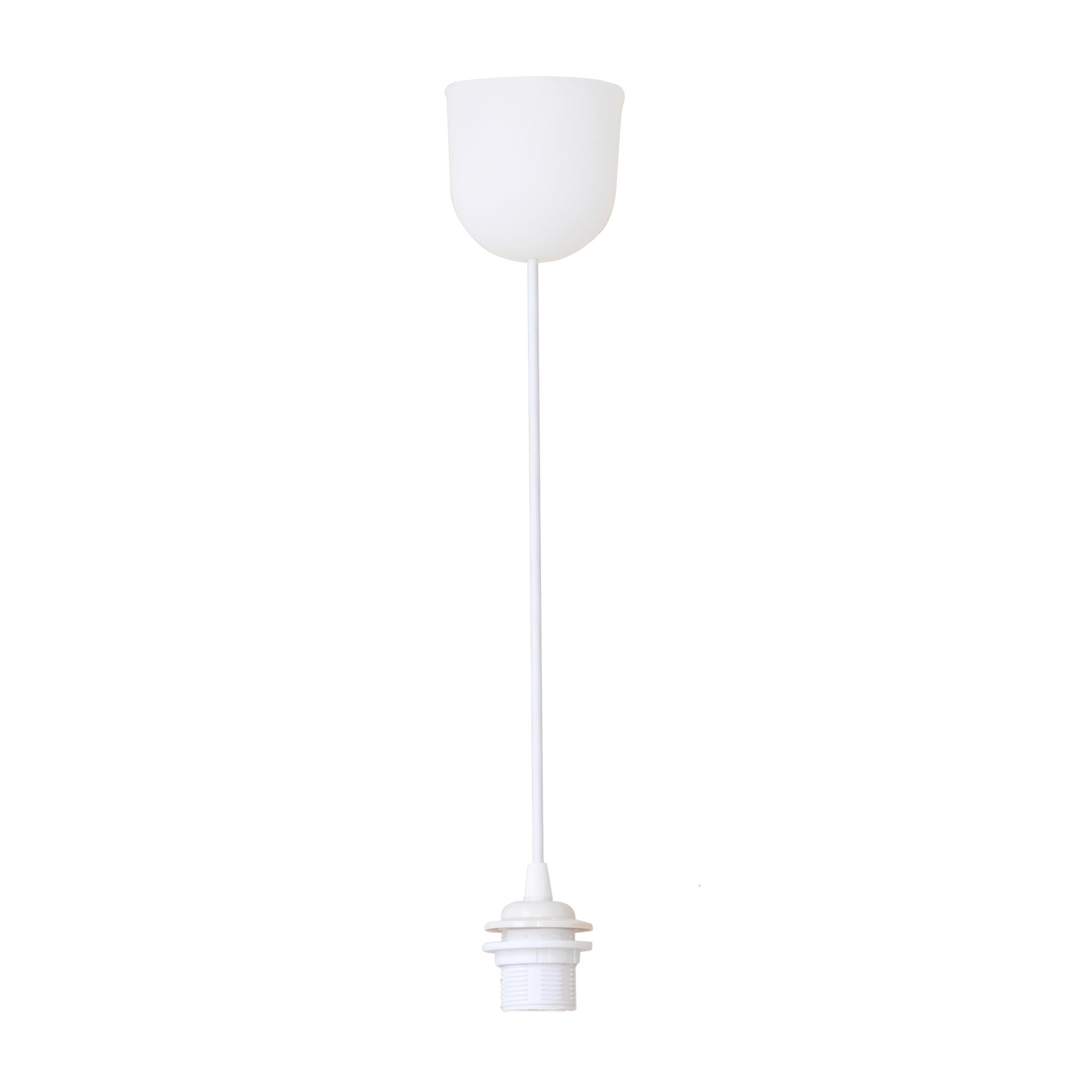 Portalámparas INSPIRE July blanco 1 luz E27 9.5 cm | Leroy Merlin