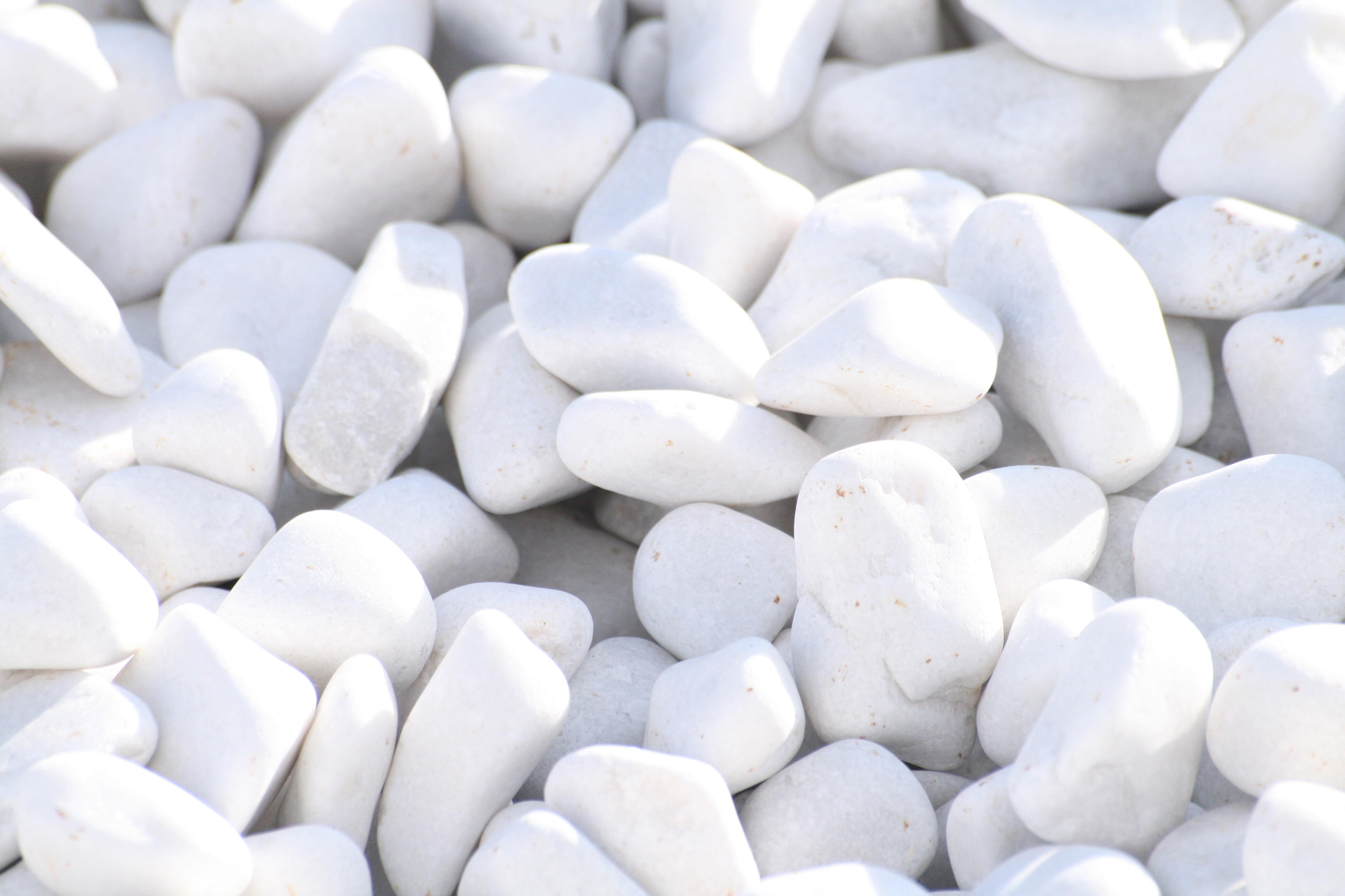 Bigbag Galets pierre naturelle blanc 24/40mm, 250kg | Leroy Merlin