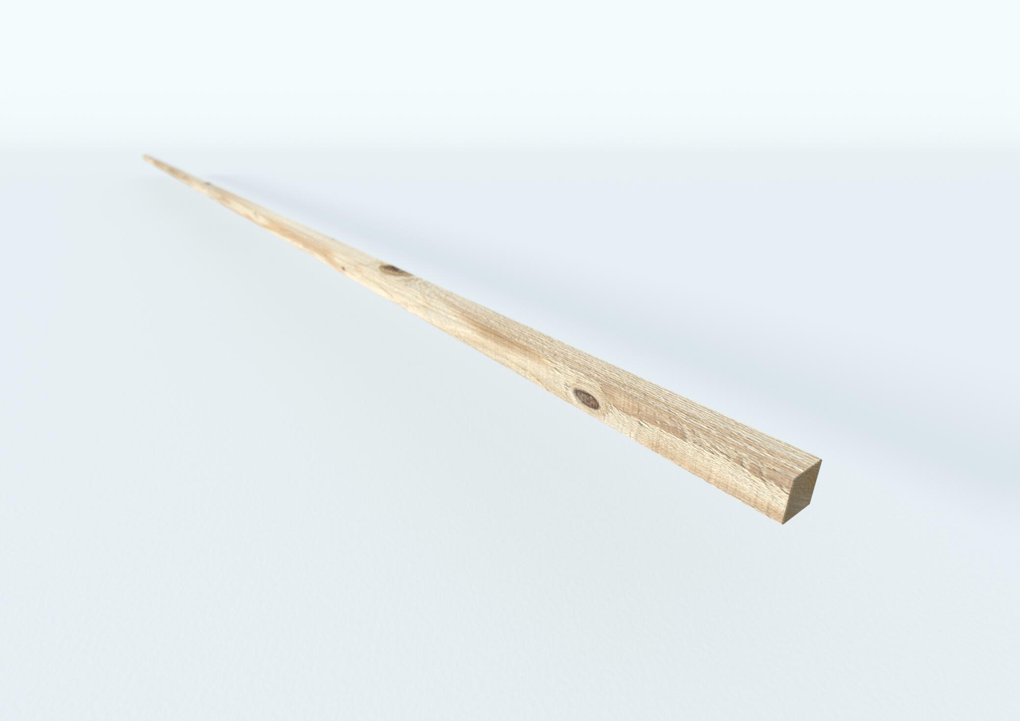 Liteau (latte) sapin (épicéa) traité, 27x27 mm, longueur 5 m, choix 2 ...