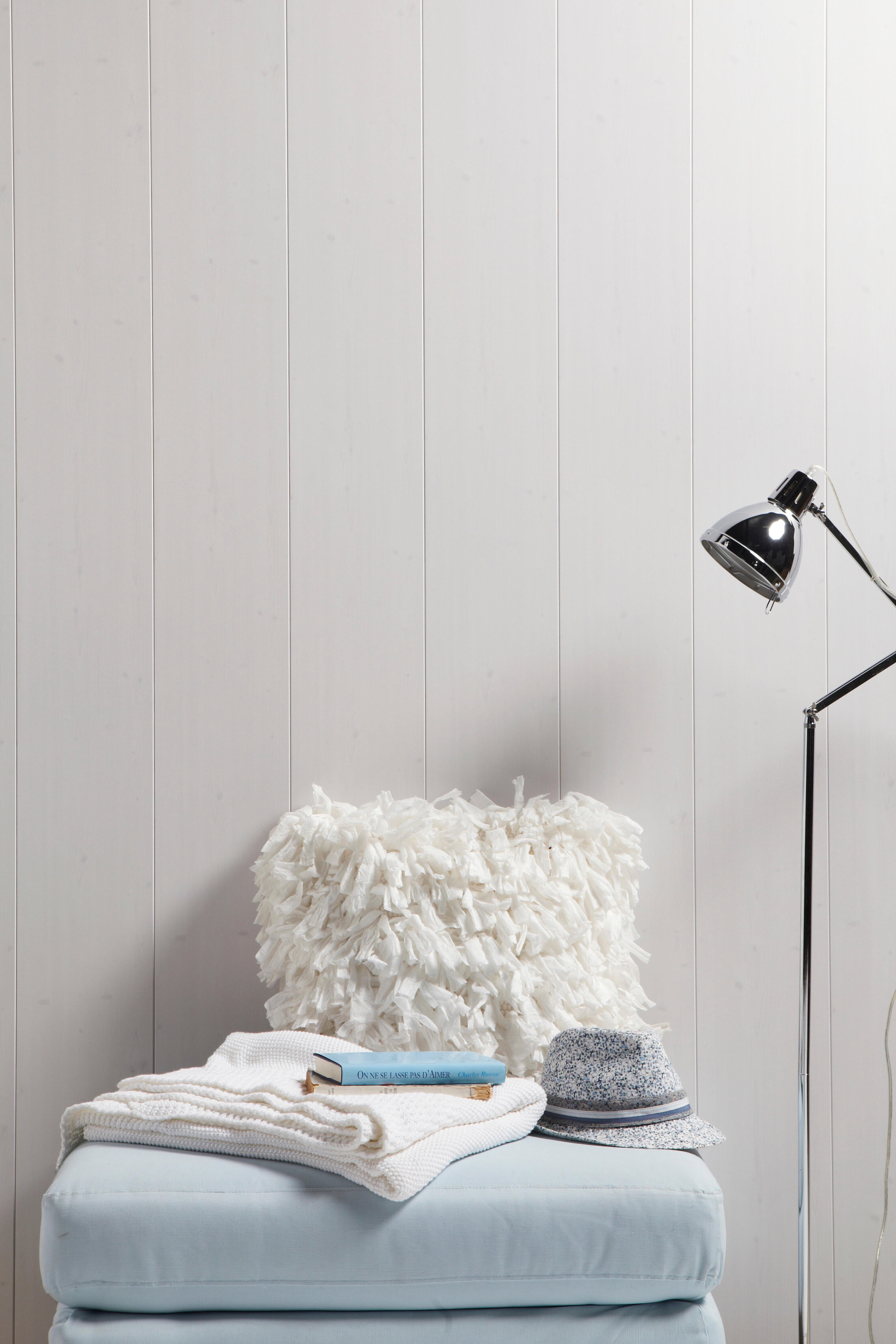 Lambris MDF revêtu, décor sapin blanc KOSCHE, L.260 x l.19 cm | Leroy ...