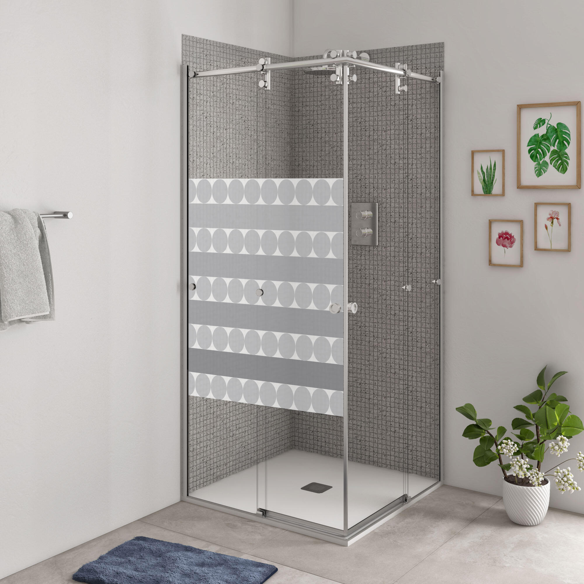 Stickers Pour Paroi De Douche