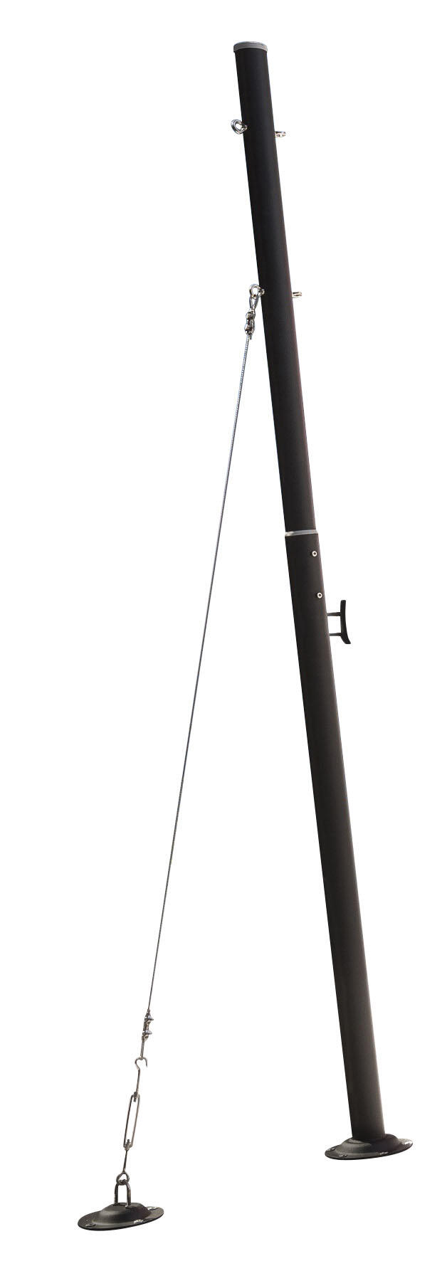 Mât pour voile d'ombrage gris anthracite | Leroy Merlin