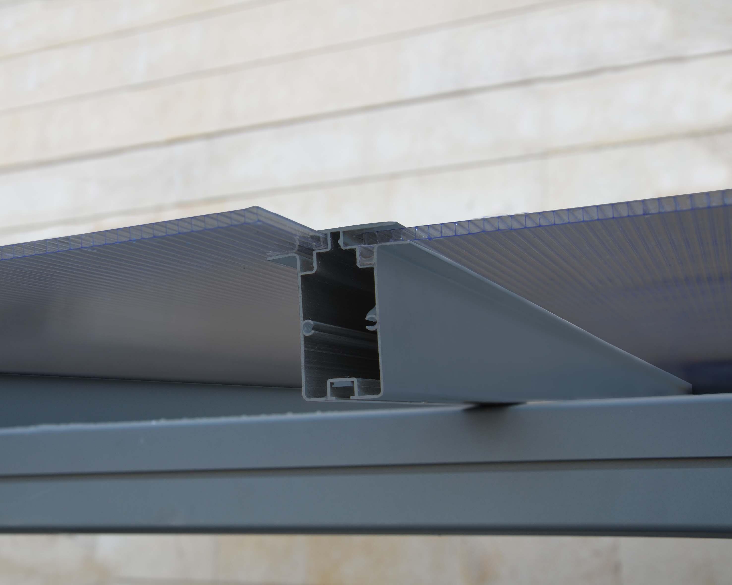 Carport Verona toit plat PALRAM 504 x 299 cm | Leroy Merlin