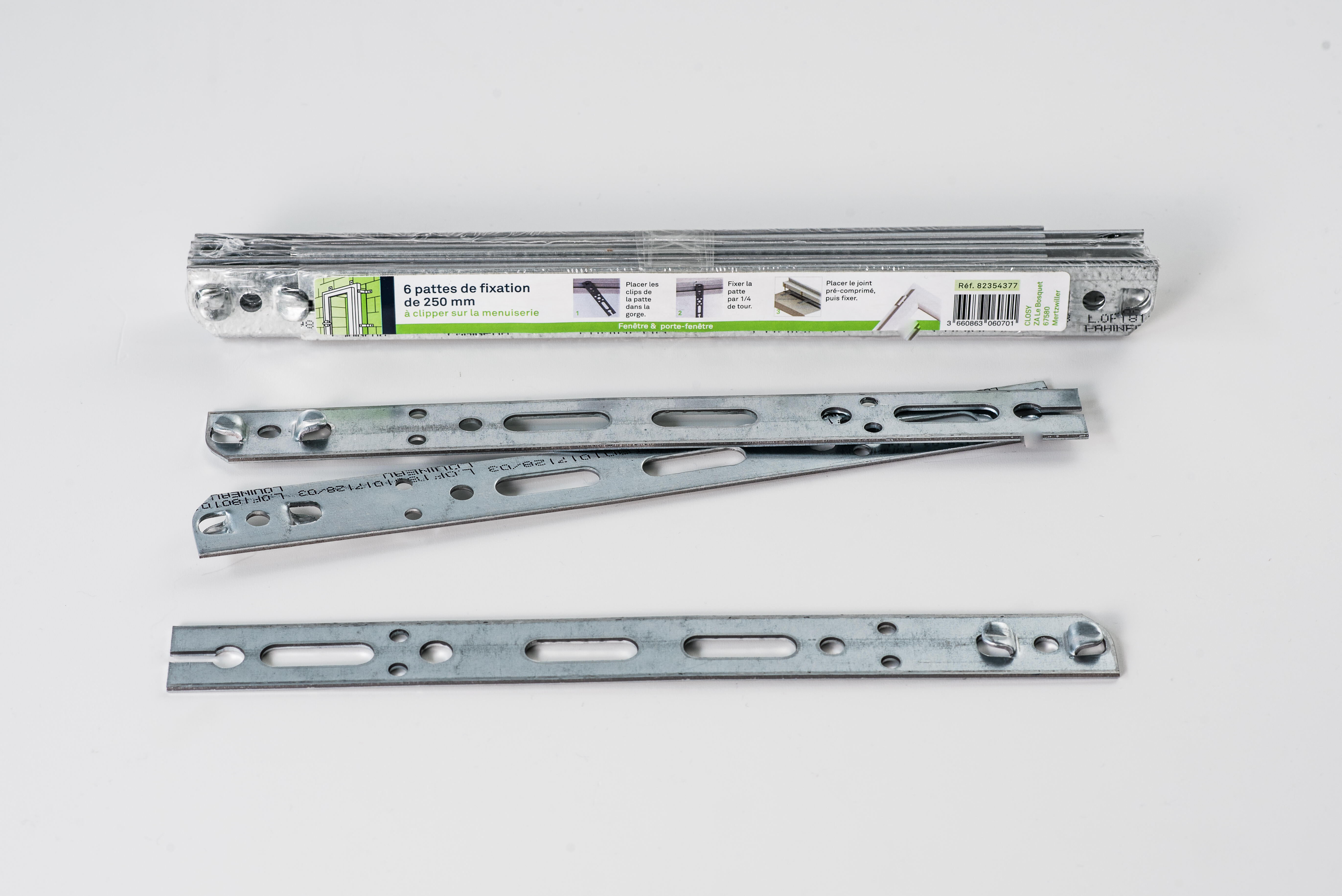 Lot de 6 pattes de fixation à clipper | Leroy Merlin