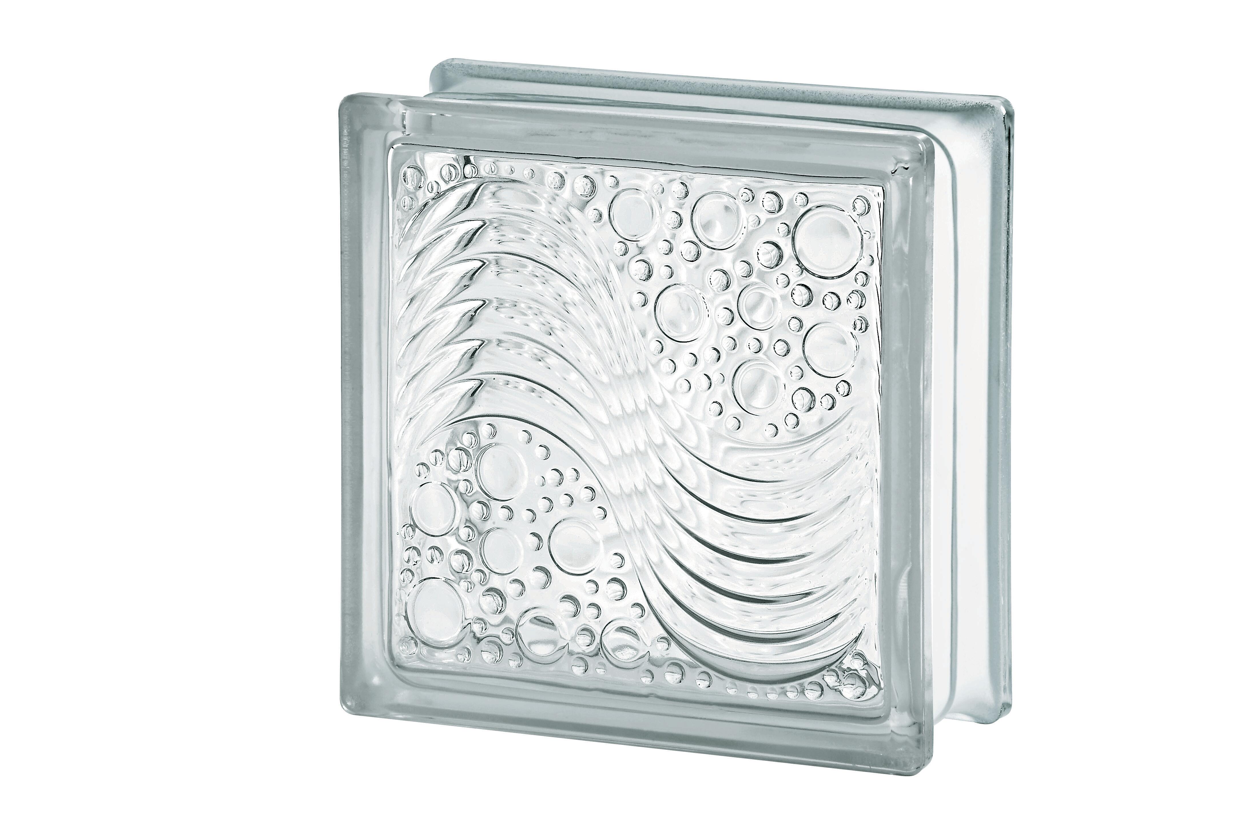 Brique de verre incolore / transparent brillant | Leroy Merlin