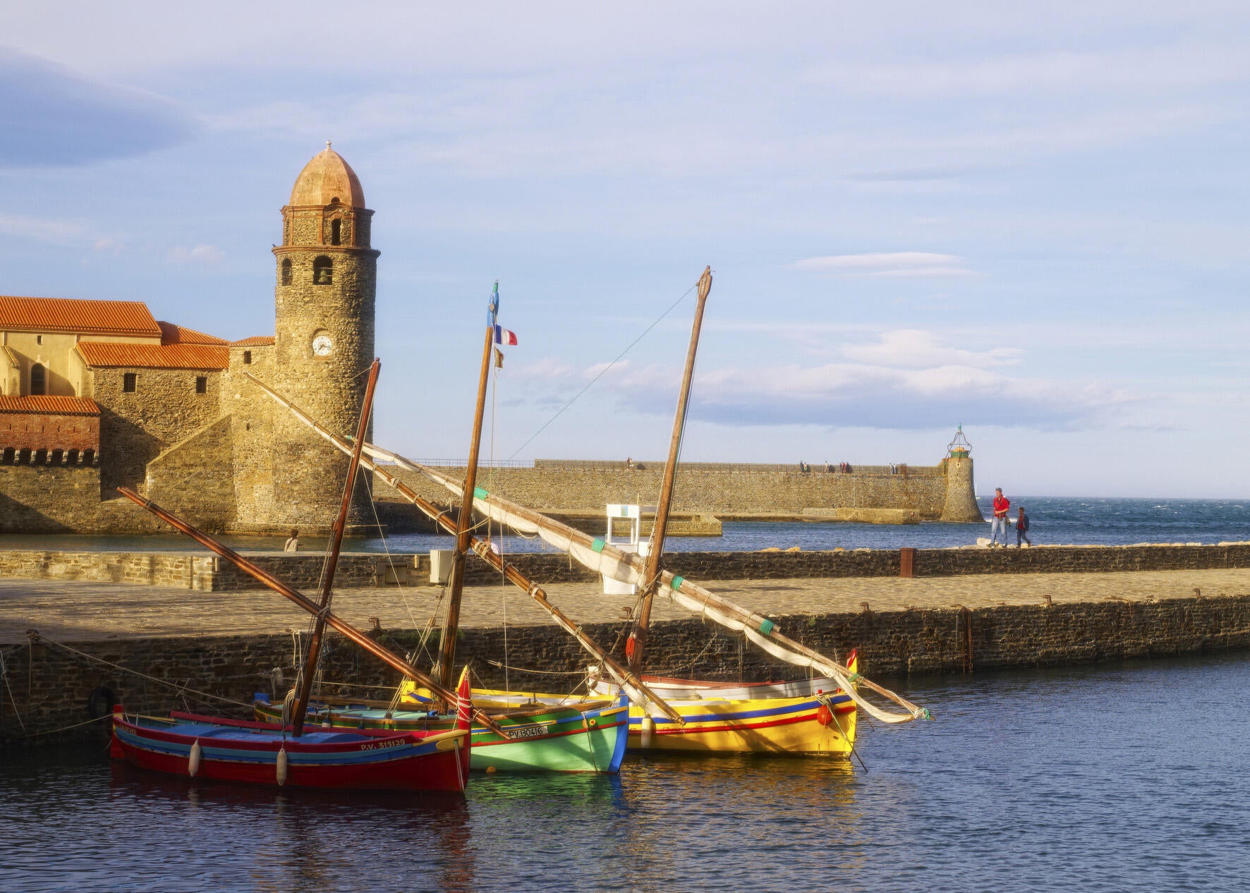 Toile Collioure bateaux, multicolore CEANOTHE l.65 x H.45 cm | Leroy Merlin