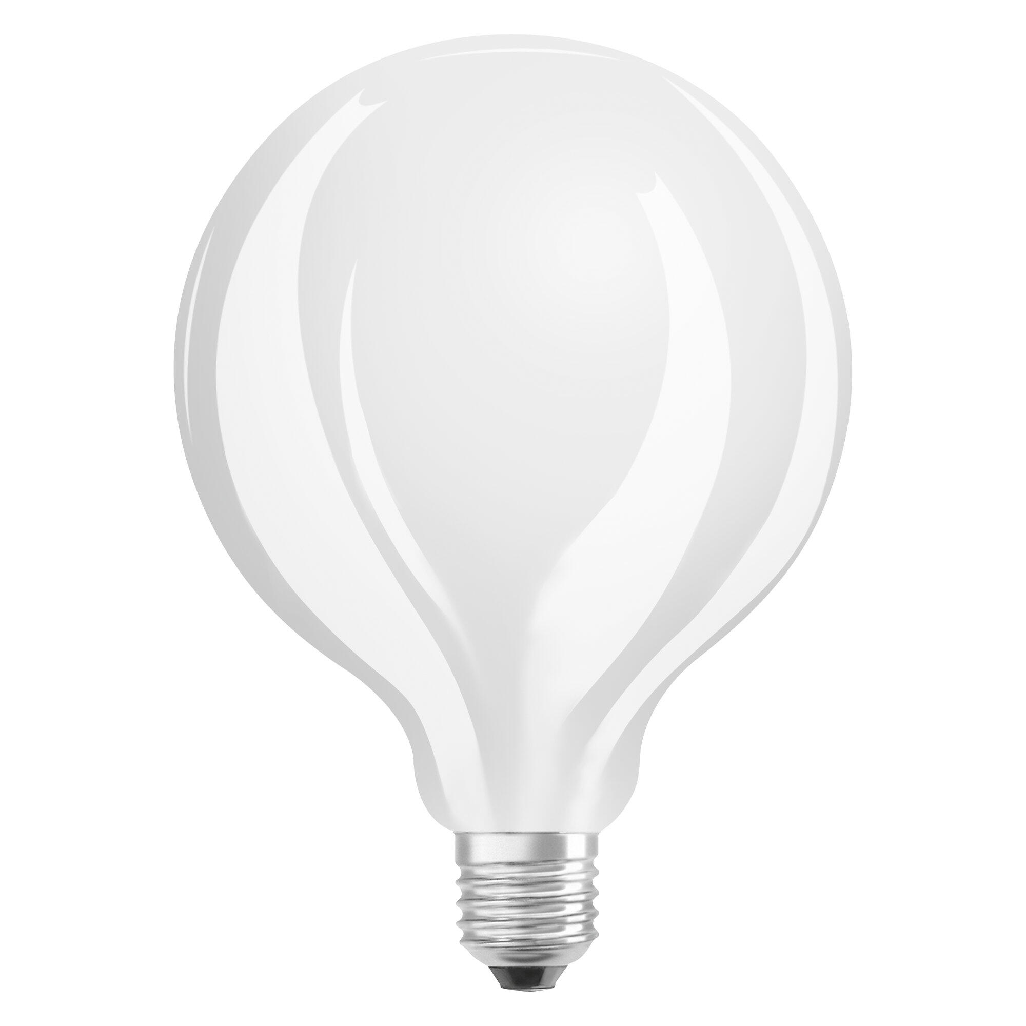 Ampoule led, globe 125mm E27, 1521lm = 100W, blanc chaud, OSRAM | Leroy Merlin