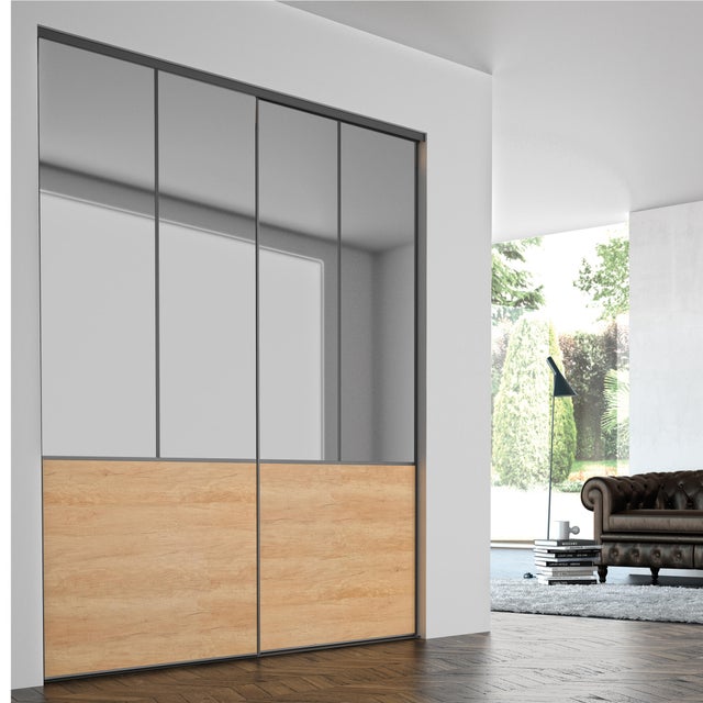 Porte dressing coulissante sur mesure au meilleur prix | Leroy Merlin