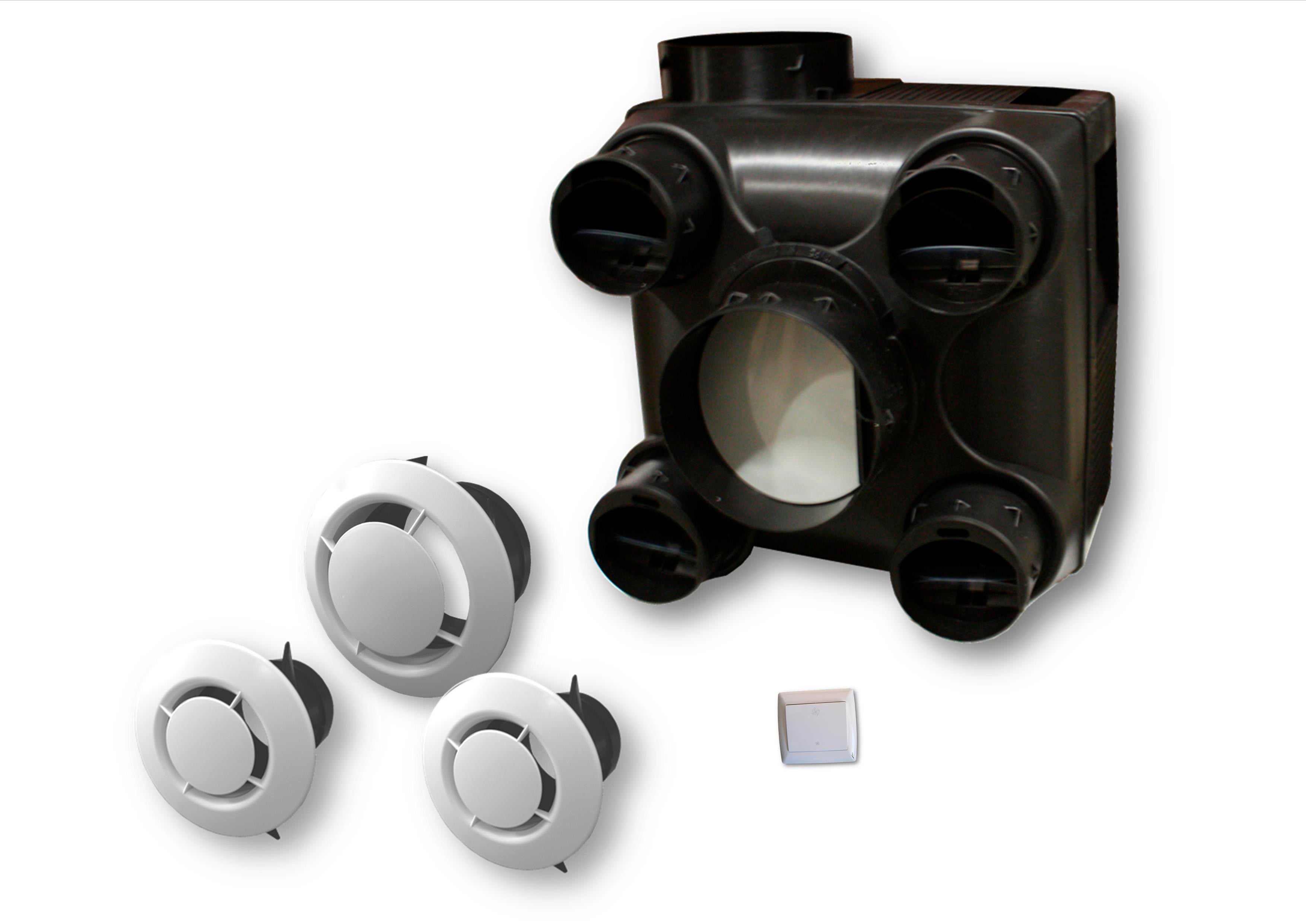Kit VMC simple flux autoréglable Luna s2 | Leroy Merlin