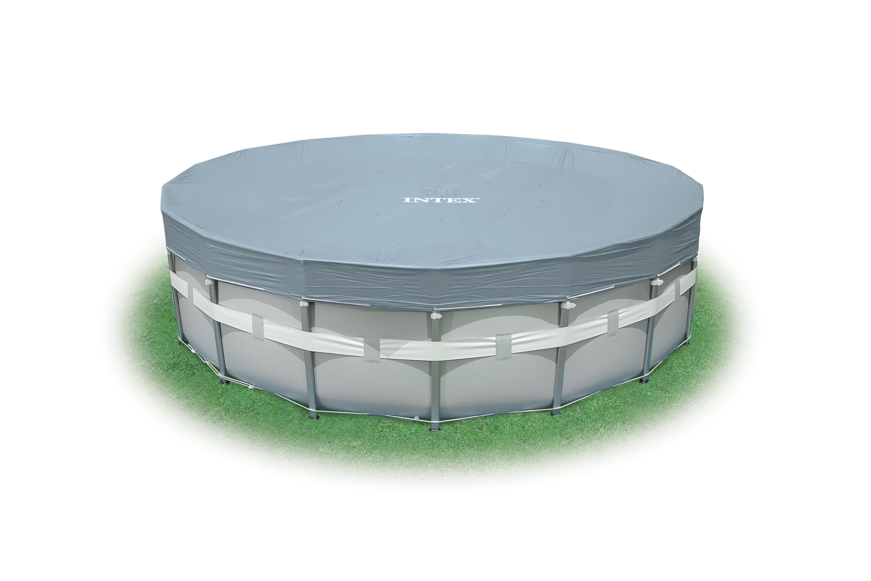 Bâche de protection INTEX pour piscine tubulaire ronde 5m49 | Leroy Merlin