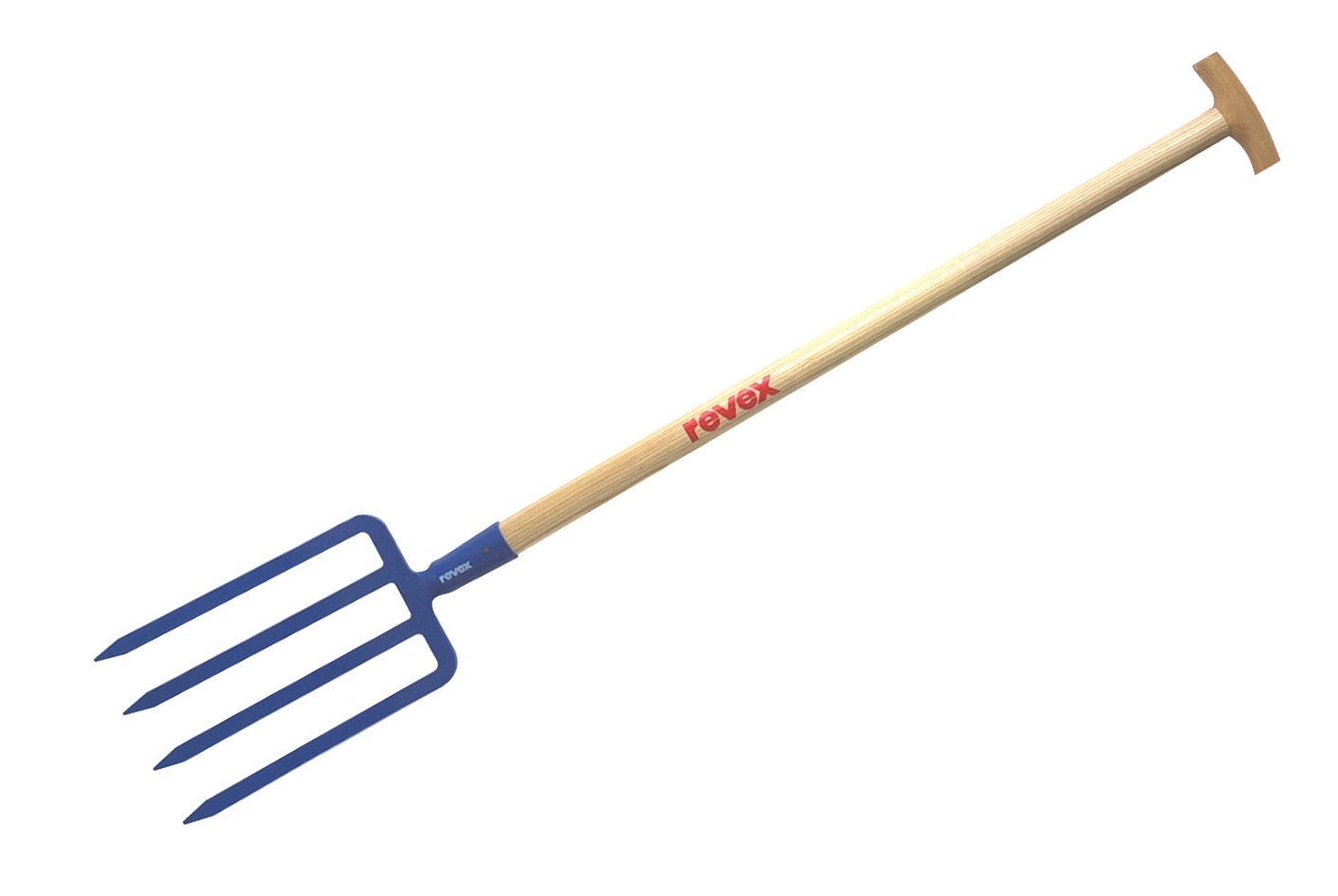 Fourche à bêcher acier forgé REVEX manche bois L.90 cm | Leroy Merlin