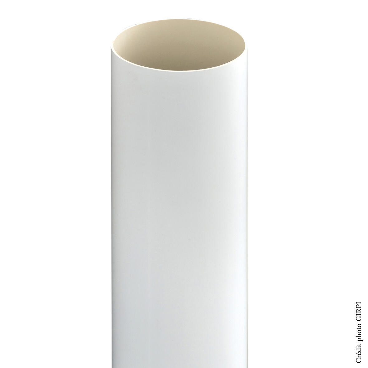 Tuyau de descente pvc blanc Diam.80 mm L.2.8 m GIRPI | Leroy Merlin