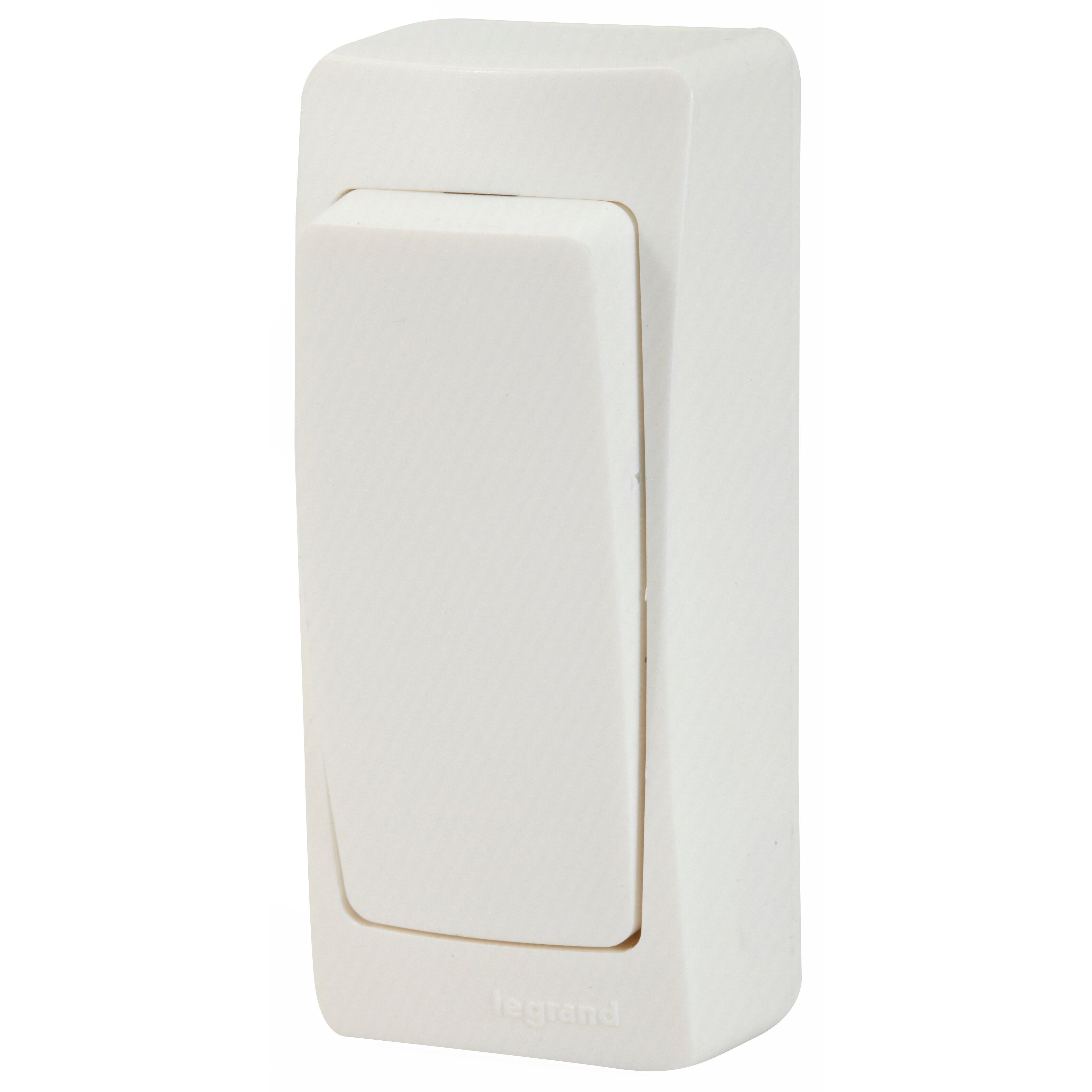 Interrupteur va-et-vient saillie complet, LEGRAND Asl, blanc | Leroy Merlin