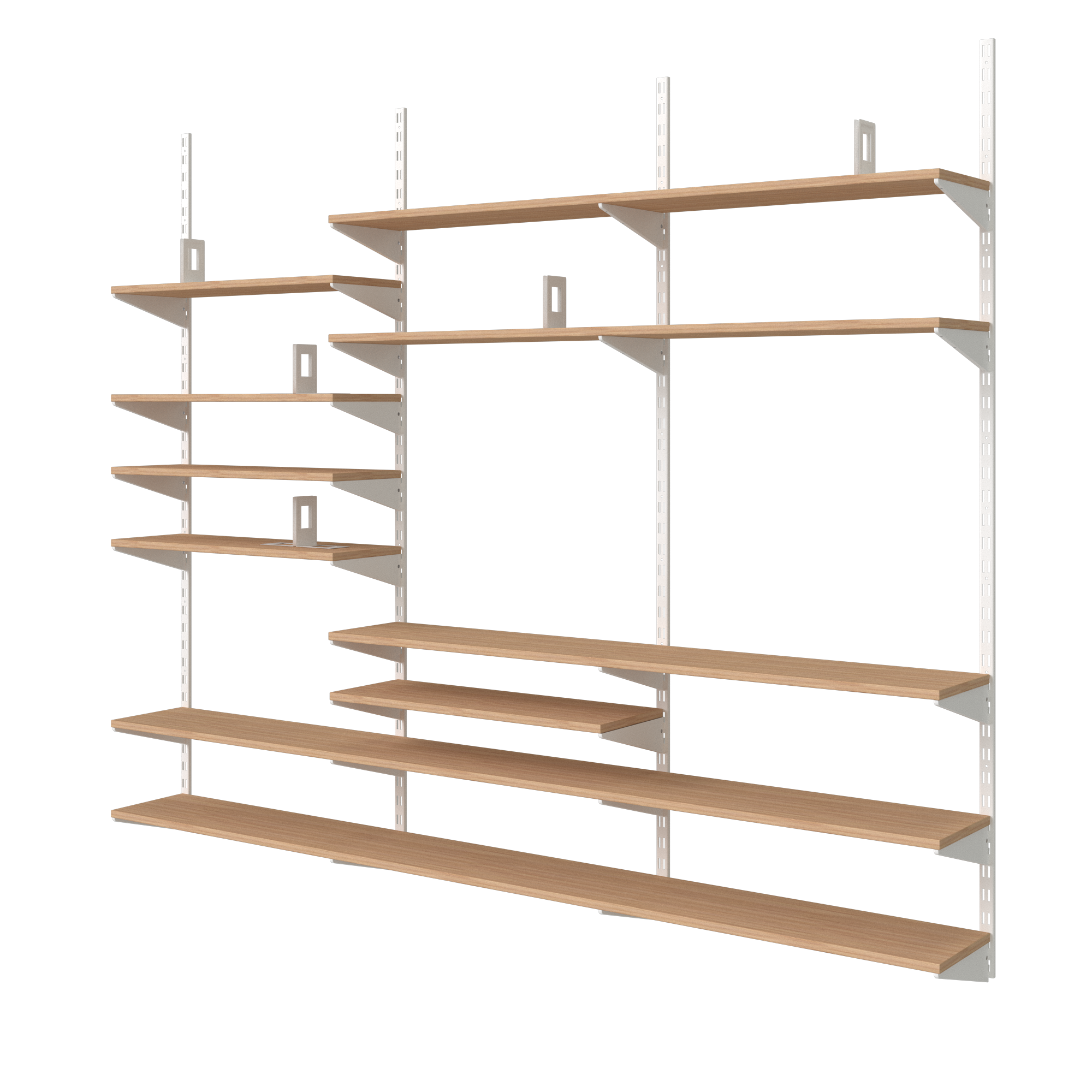 Cremallera sistema doble 200cm blanco SPACEO | Leroy Merlin