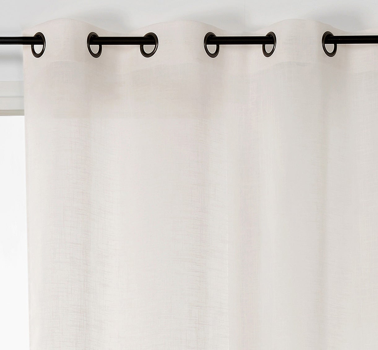 Voilage tamisant, Veronica, beige H.240 x l.140 cm | Leroy Merlin