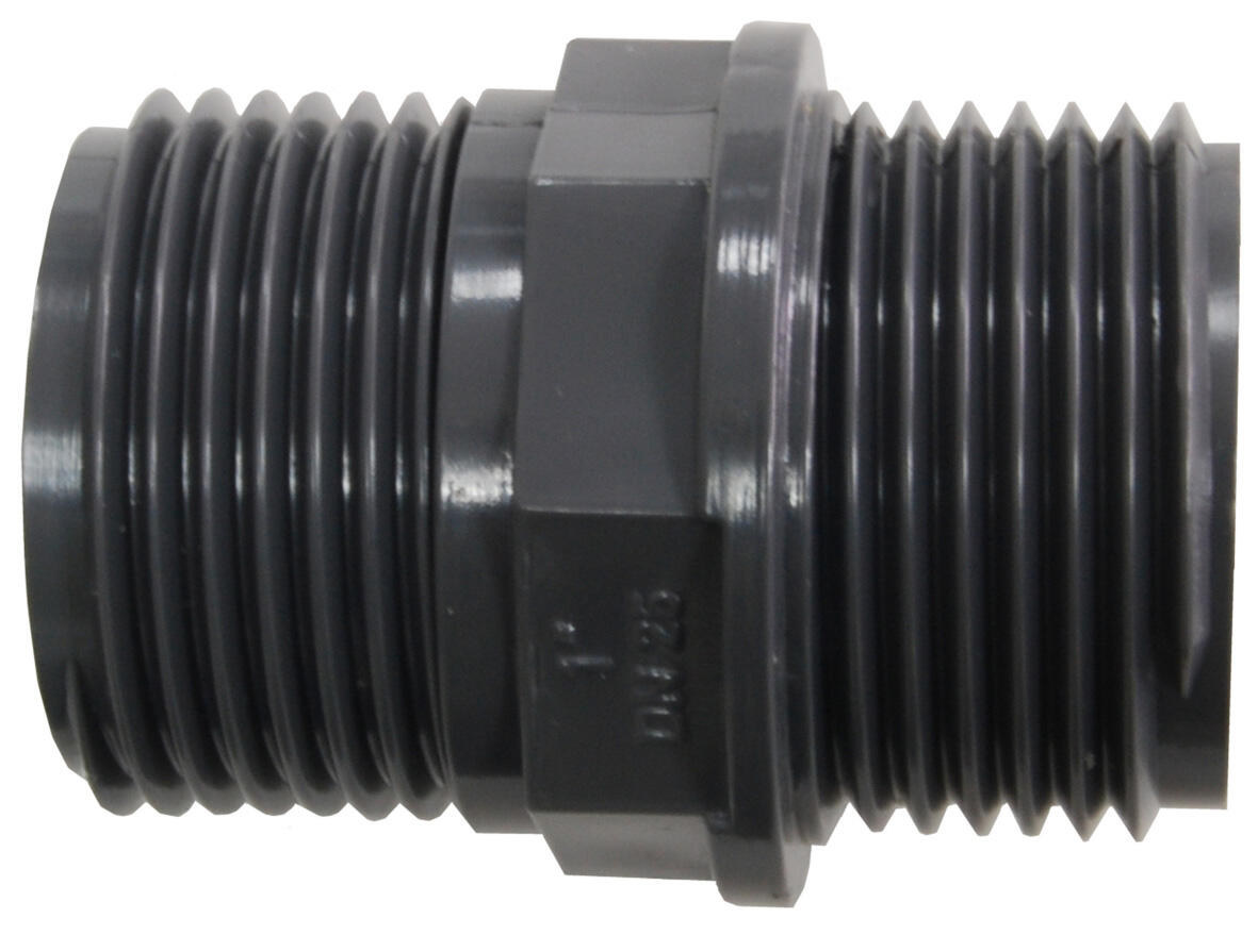 Mamelon égal PVC double mâle 20x27 BOUTTE | Leroy Merlin