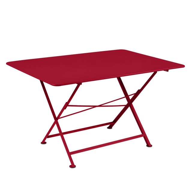 Table de jardin rouge 6 personnes au meilleur prix | Leroy Merlin
