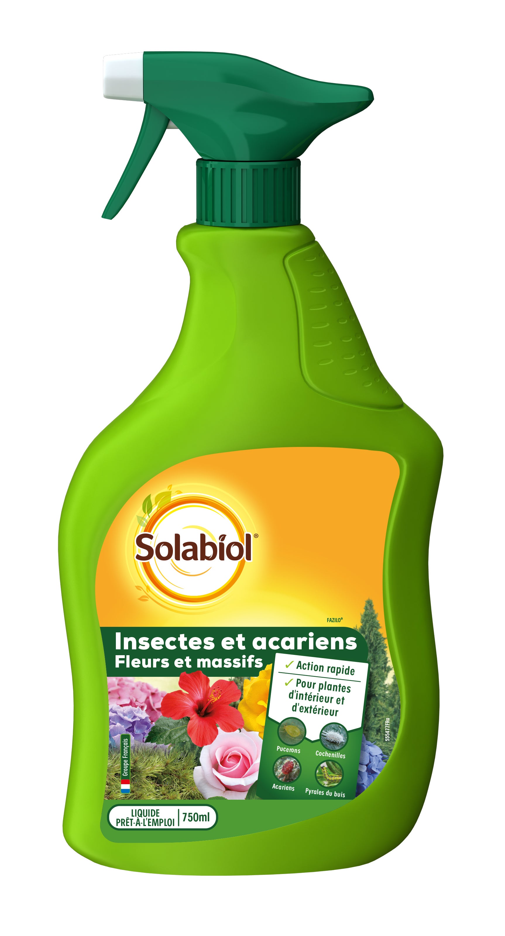 Traitement des insectes et acariens SOLABIOL, pour plantes d'ornement ...
