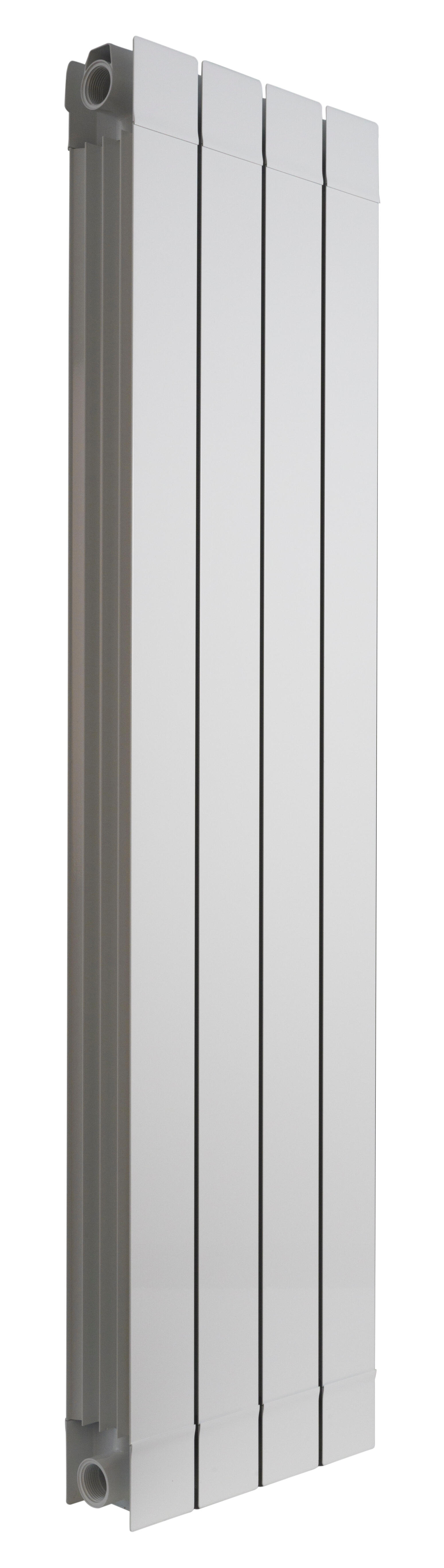 Radiateur eau chaude vertical PRODIGE Novaflo blanc, 892W H.126.6 x l ...